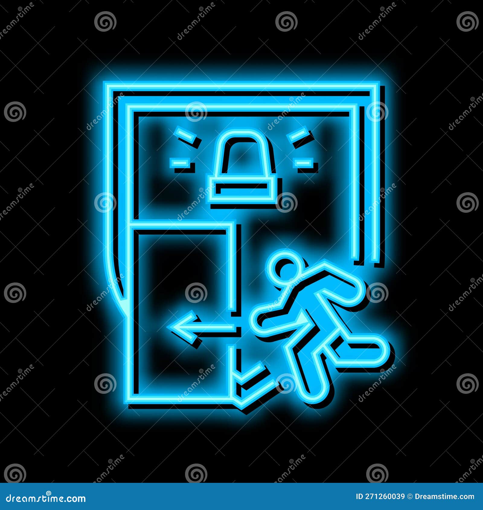 Emergency Preparedness Neon Glow Icon Illustration Stock Vector ...