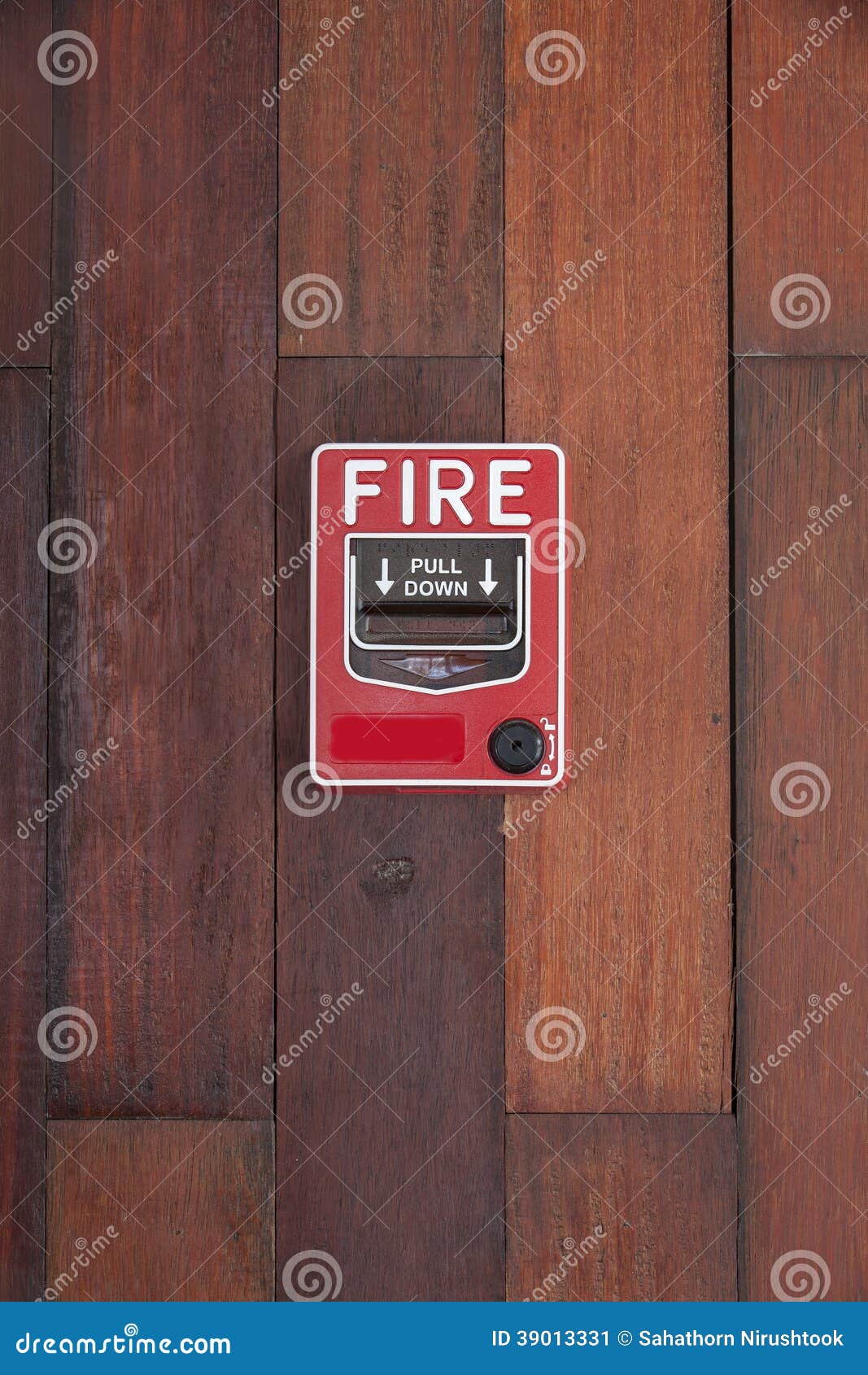 Emergency Push Button Fire Swtich Stock Image - Image of building ...