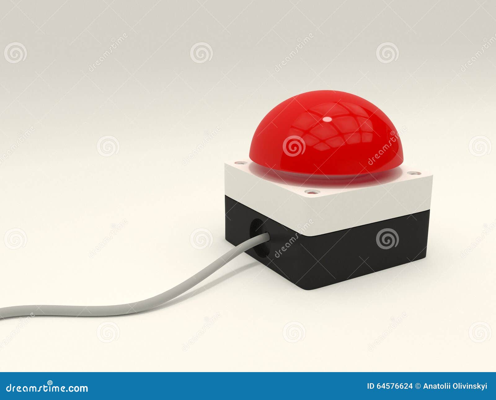 Emergency red stop button stock photo. Image of reflections - 64576624