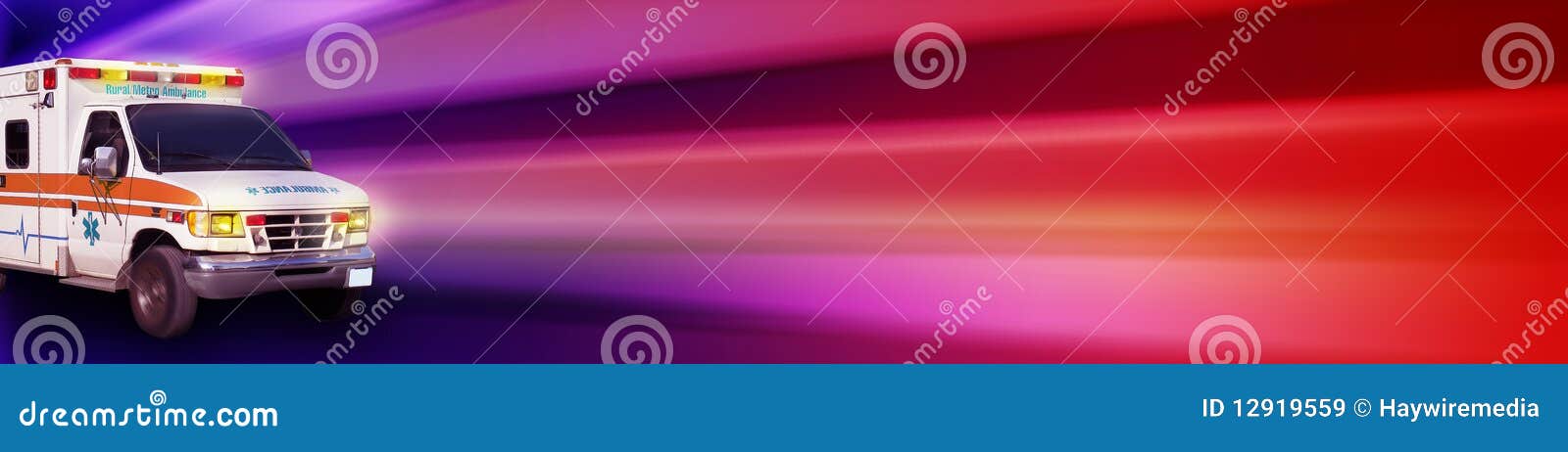 Emergency Rescue Ambulance Header Stock Image - Image of header, rescue ...