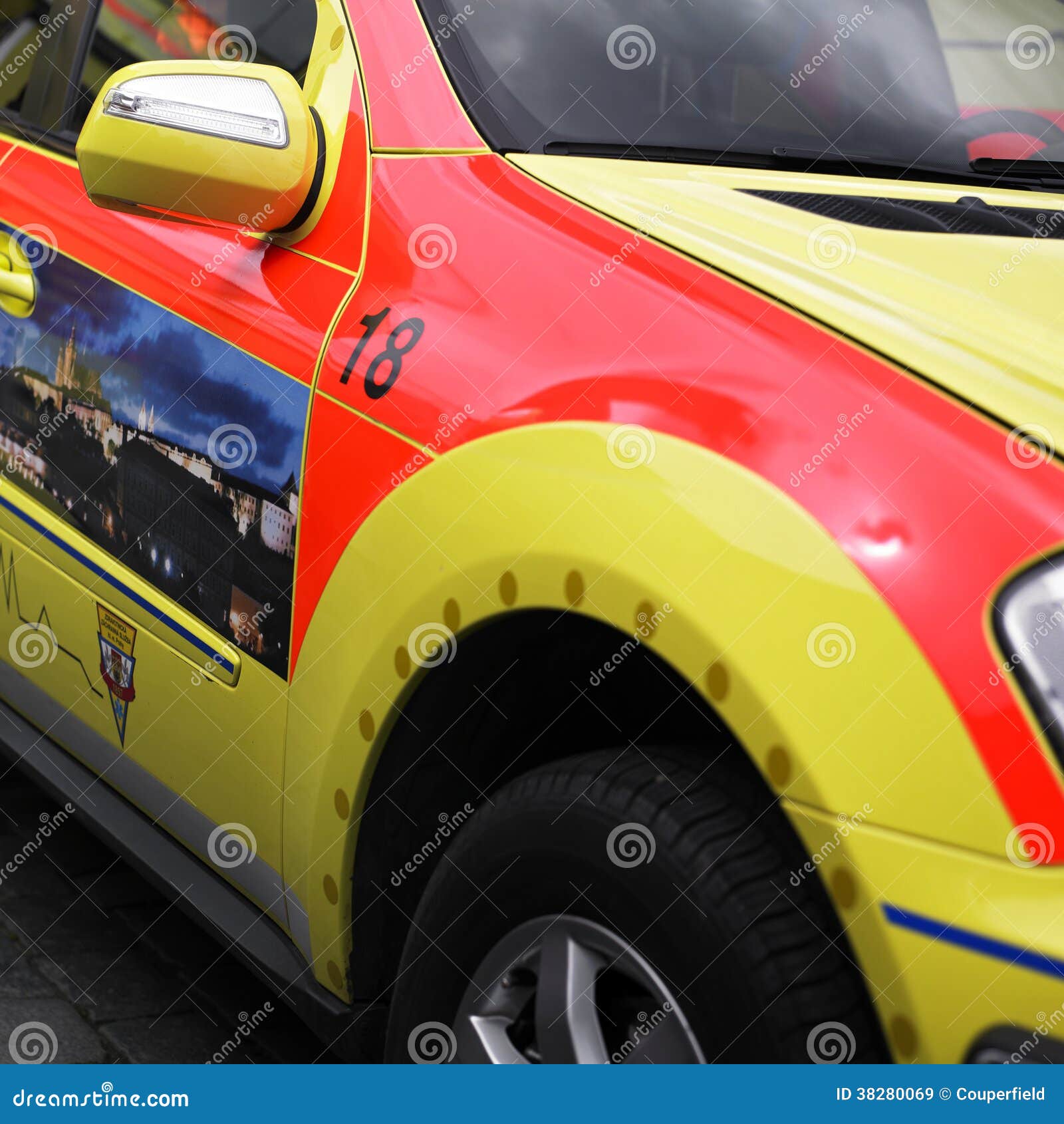 Emergency rescue car stock image. Image of harm, health - 38280069