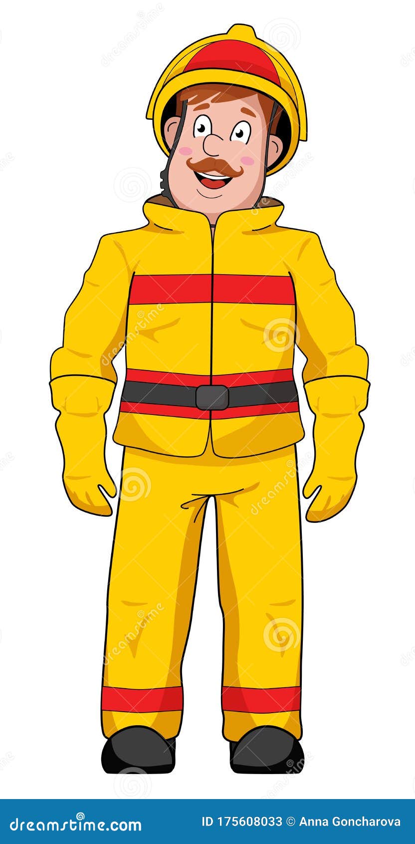 Emergency Rescue Workers in Protective Suits and Helmets Stock Vector ...