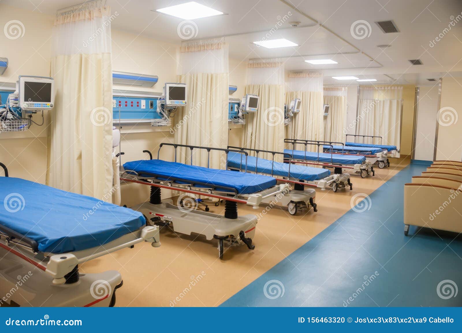 Emergency Room, Er Room, Urgency Room Stock Photo - Image of center ...