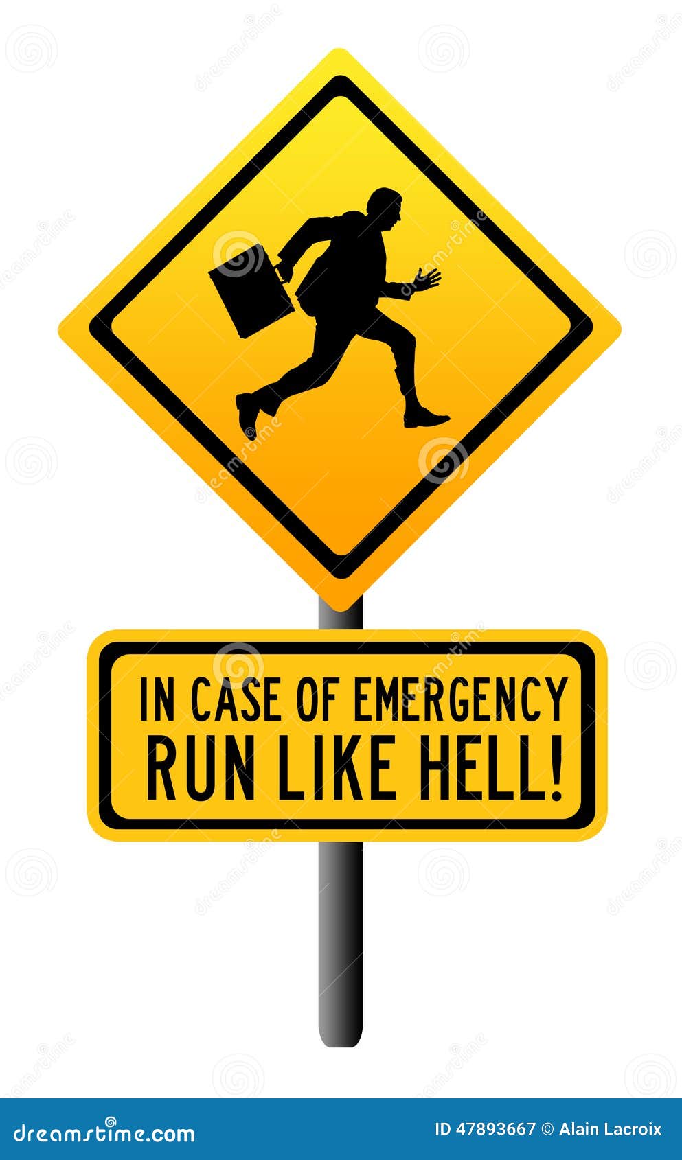 Emergency stock illustration. Illustration of fear, fire - 47893667