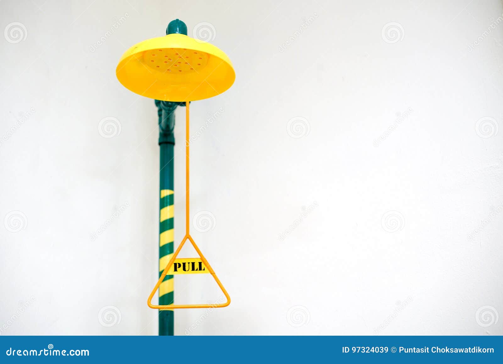 Emergency Safety Shower stock image. Image of protective - 97324039