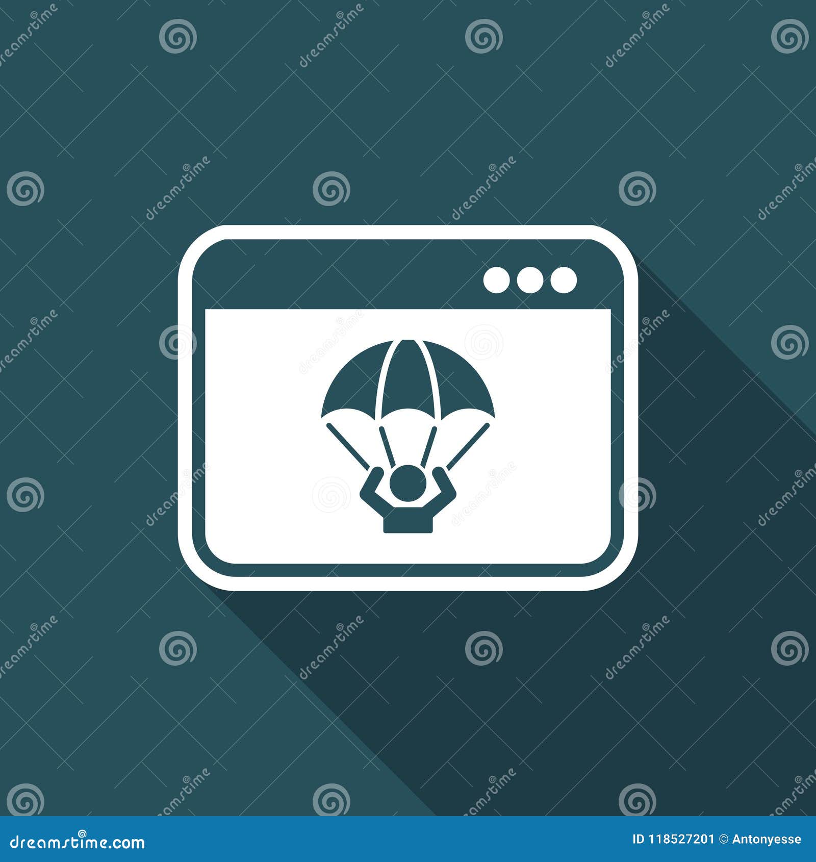 Emergency Save by Computer Crash - Vector Flat Icon Stock Vector ...