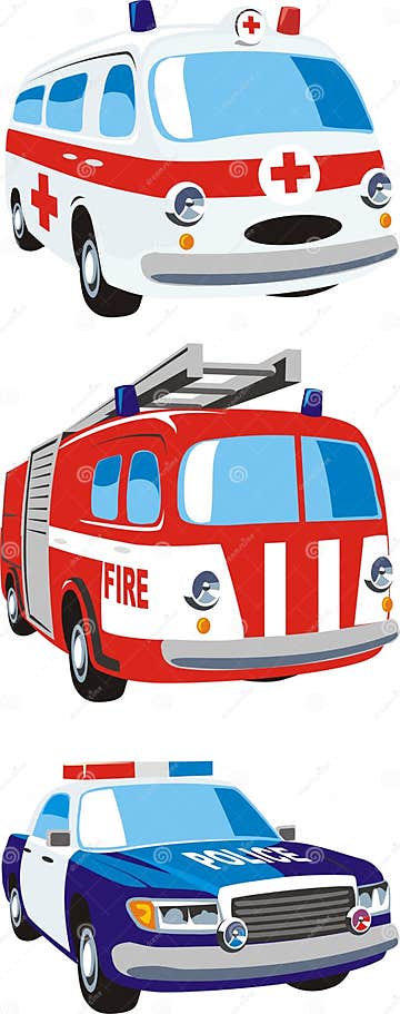 Emergency services stock vector. Illustration of emergency - 10441021