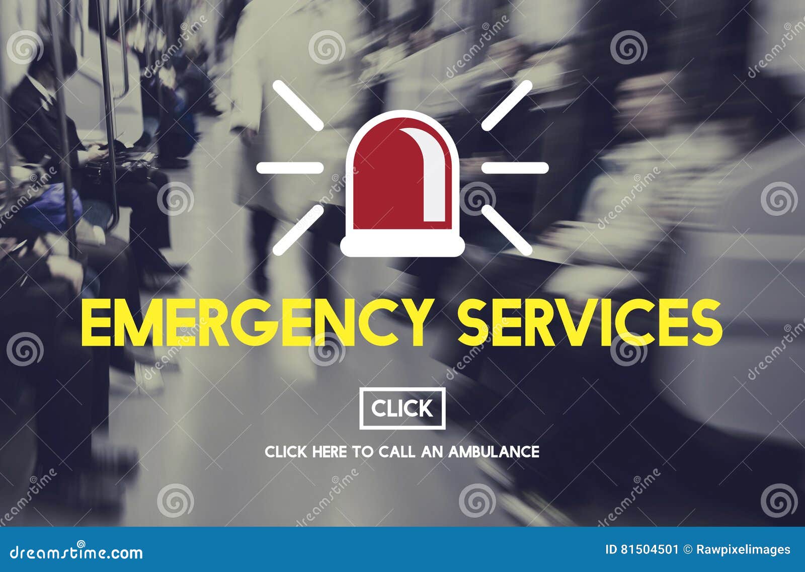 Emergency Services Accidental Crisis Critical Risk Concept Stock Image ...