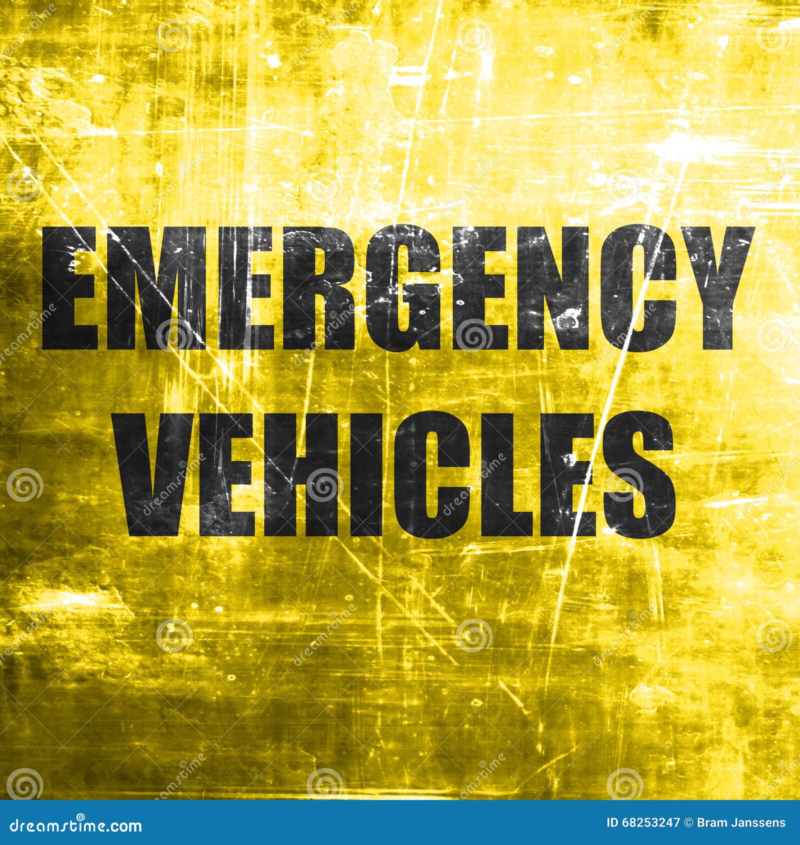 Emergency services sign stock illustration. Illustration of move - 68253247