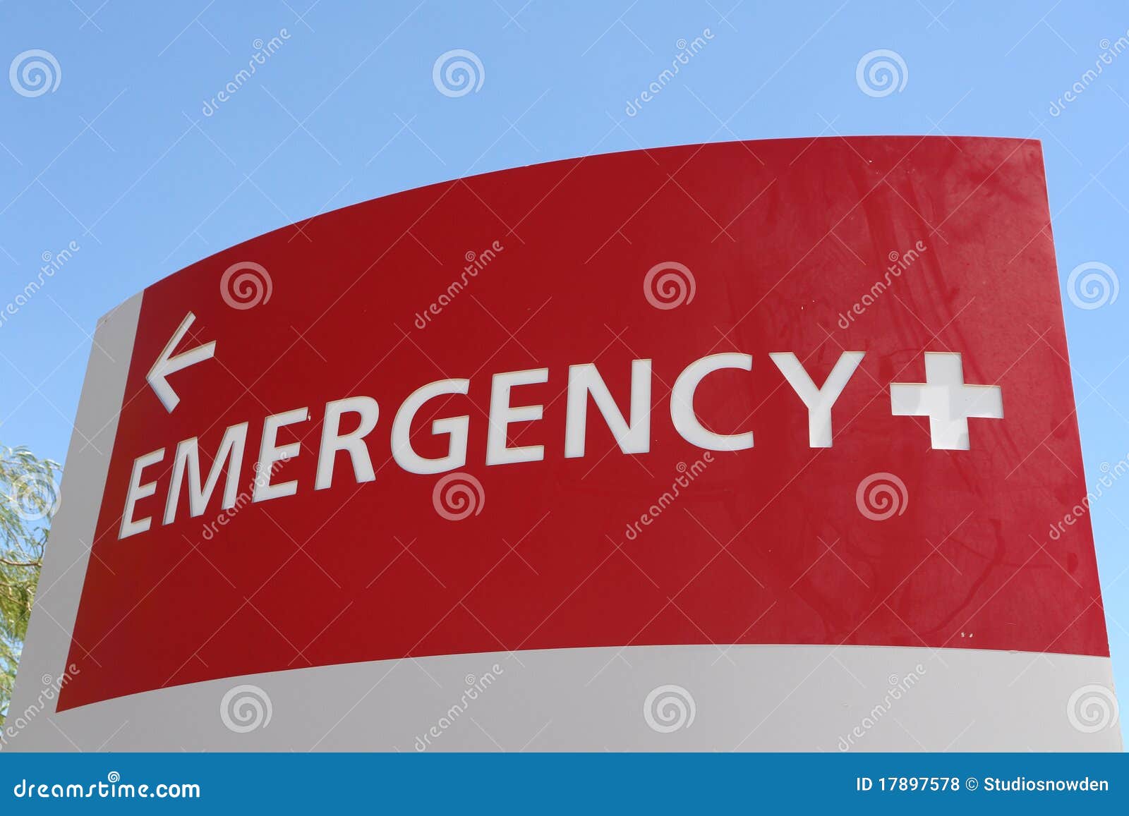 Emergency sign stock photo. Image of text, cross, emergency - 17897578