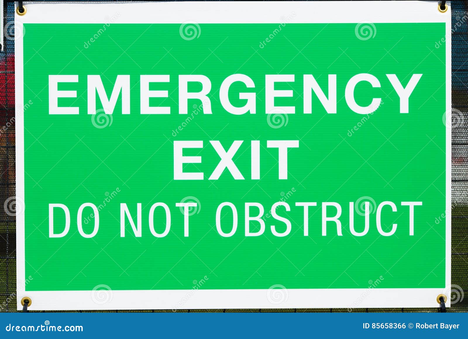 Emergency Exit Door Outside