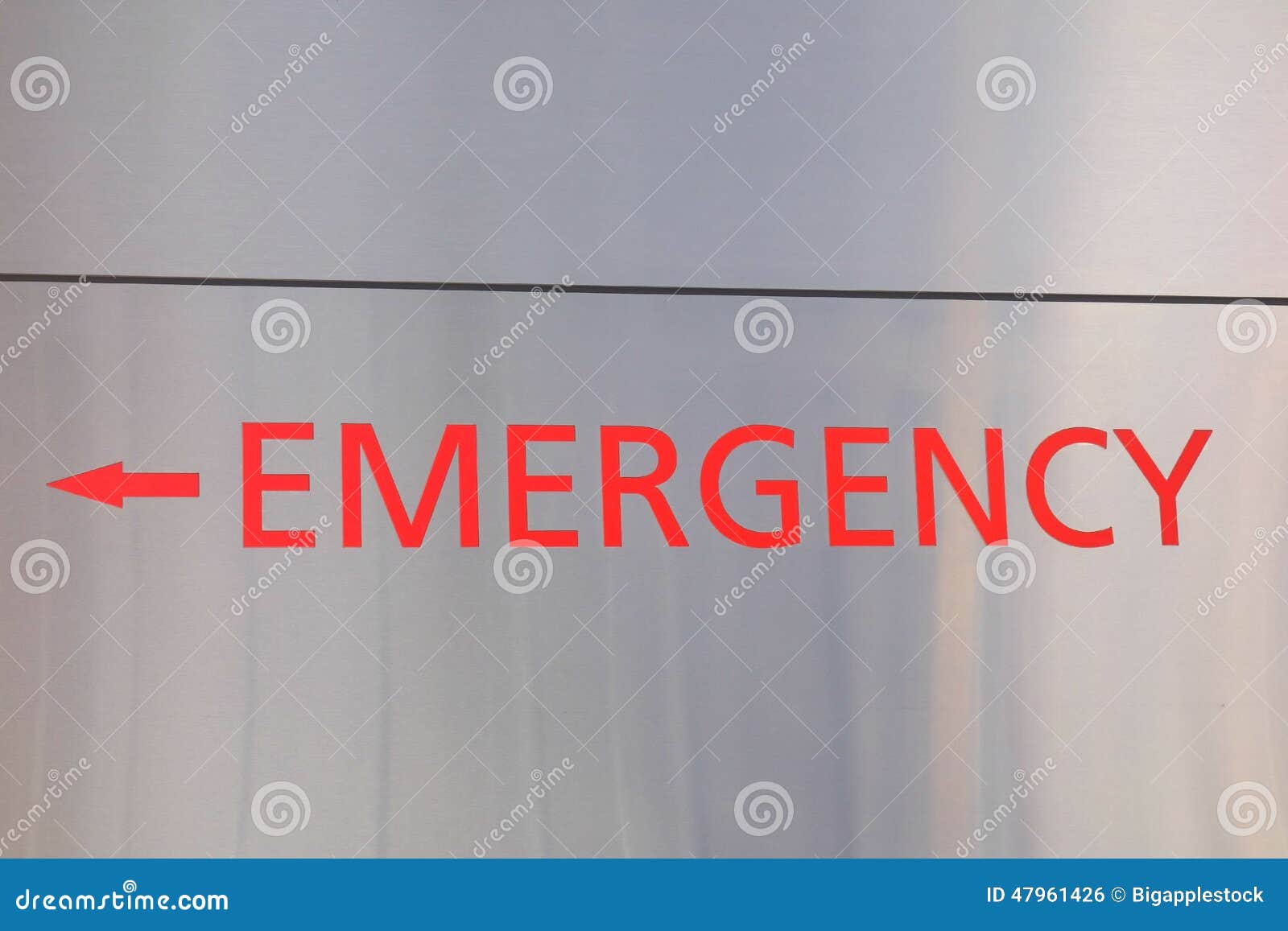 Emergency Sign stock photo. Image of care, hospital, room - 47961426