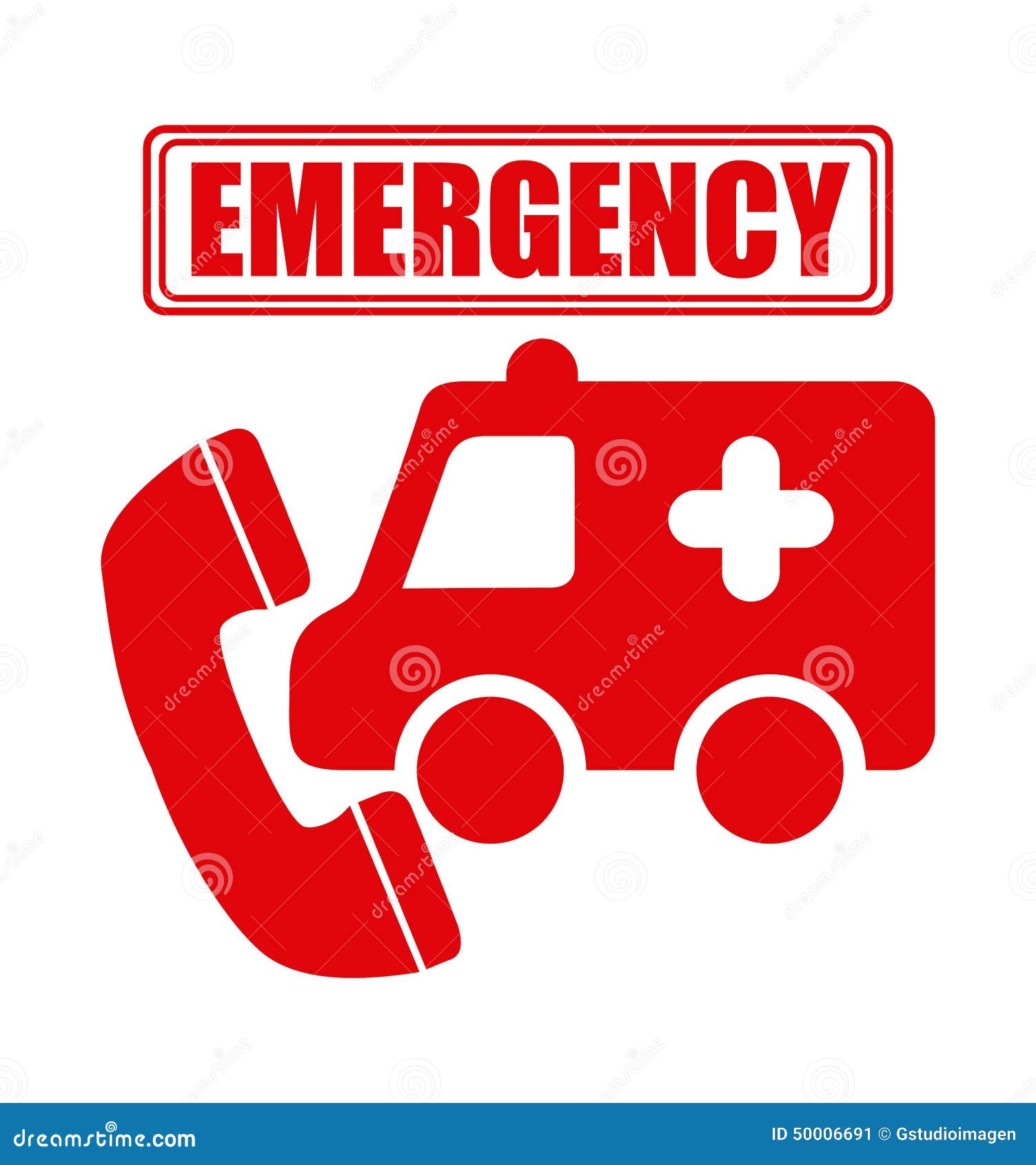 Emergency signal stock vector. Illustration of safety - 50006691