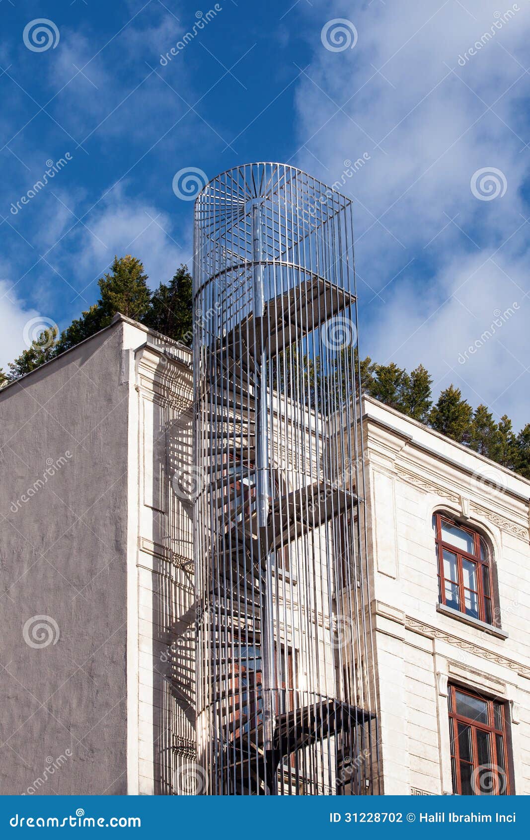 Emergency stairs stock photo. Image of architecture, abstract - 31228702
