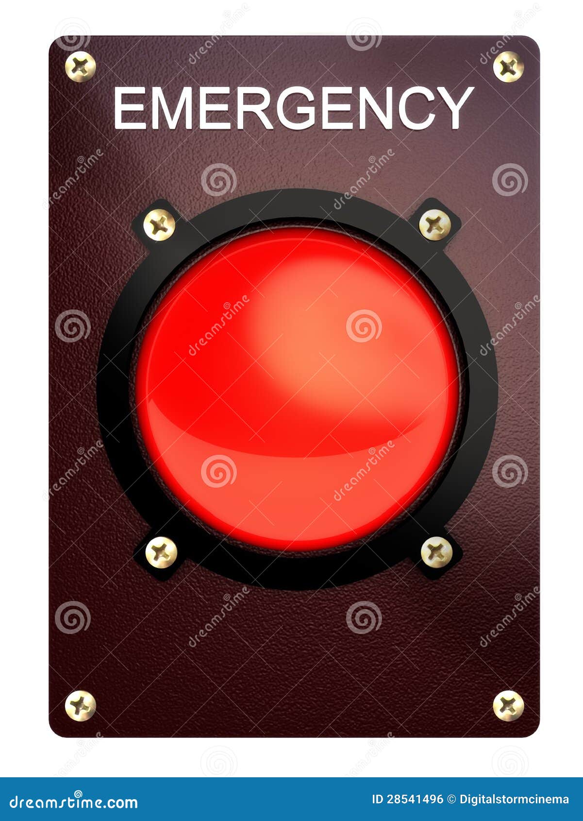 Emergency Stop Push Button Symbol Sign,Vector Illustration, Isolate On ...