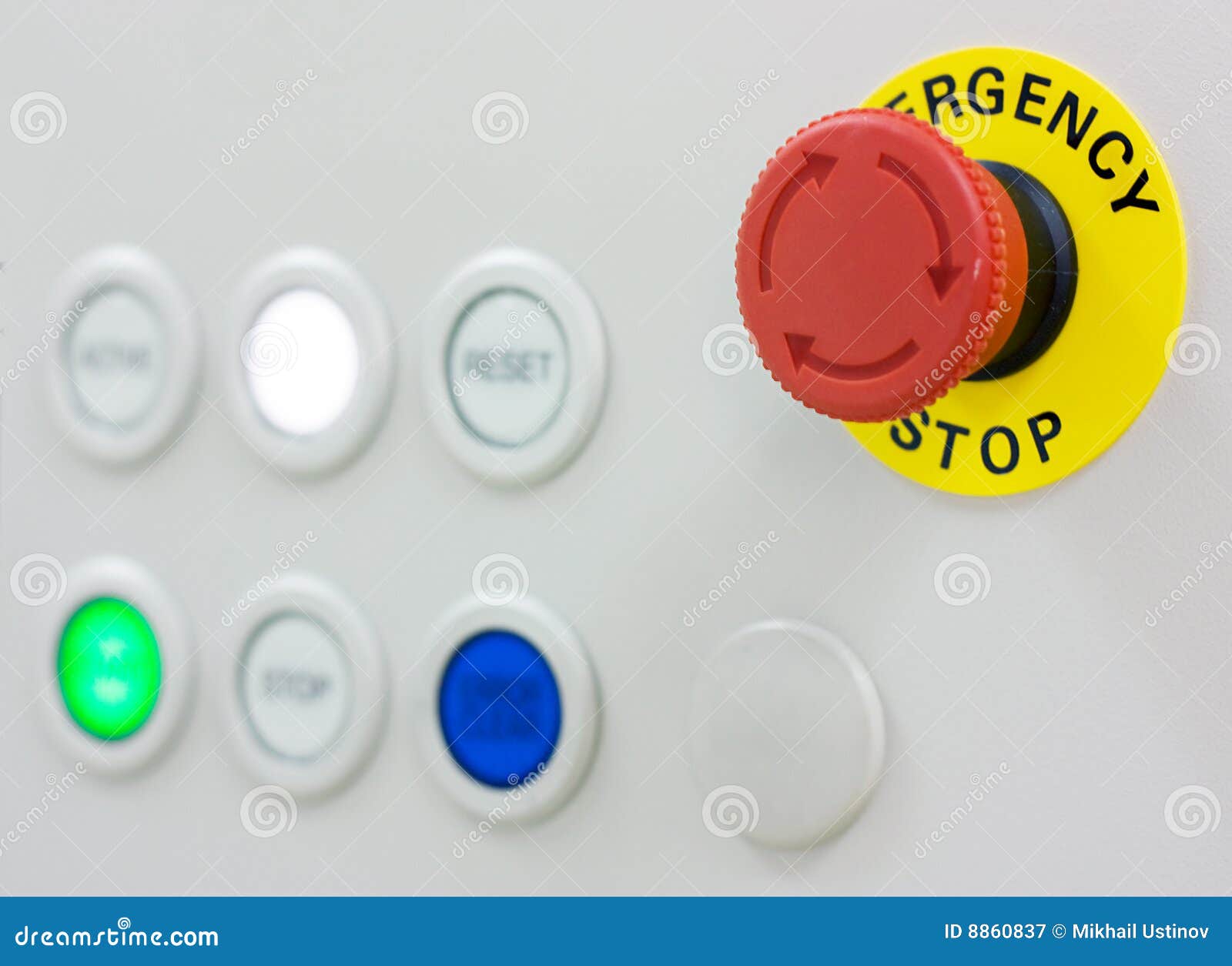 Red Emergency Stop Sign Stock Photography | CartoonDealer.com #86288246