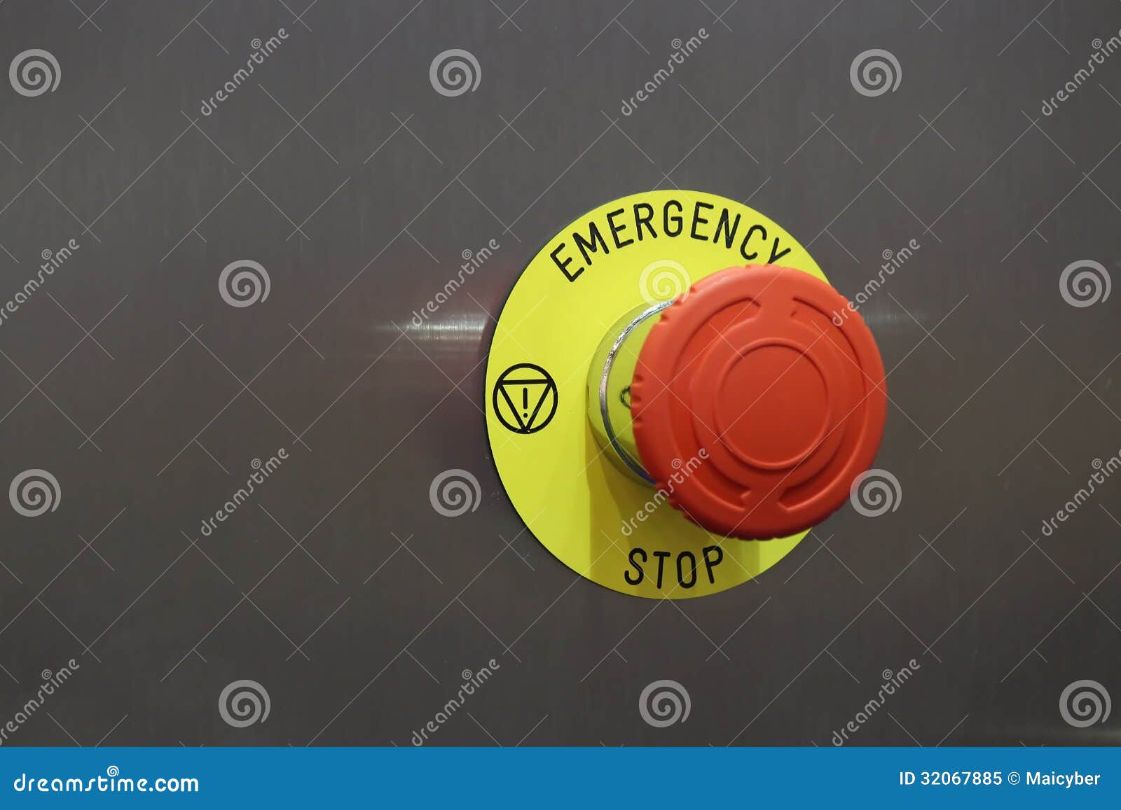 Emergency Stop stock image. Image of urgent, industry - 32067885