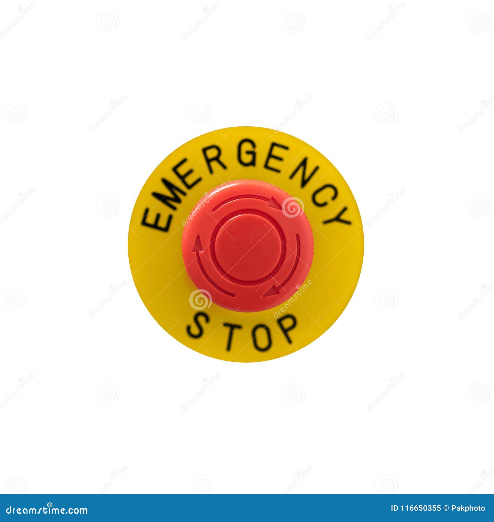 Emergency Stop Button Isolated on White Bacground Stock Image - Image ... Emergency Stop Button Isolated on White Bacground Stock Image - Image ...