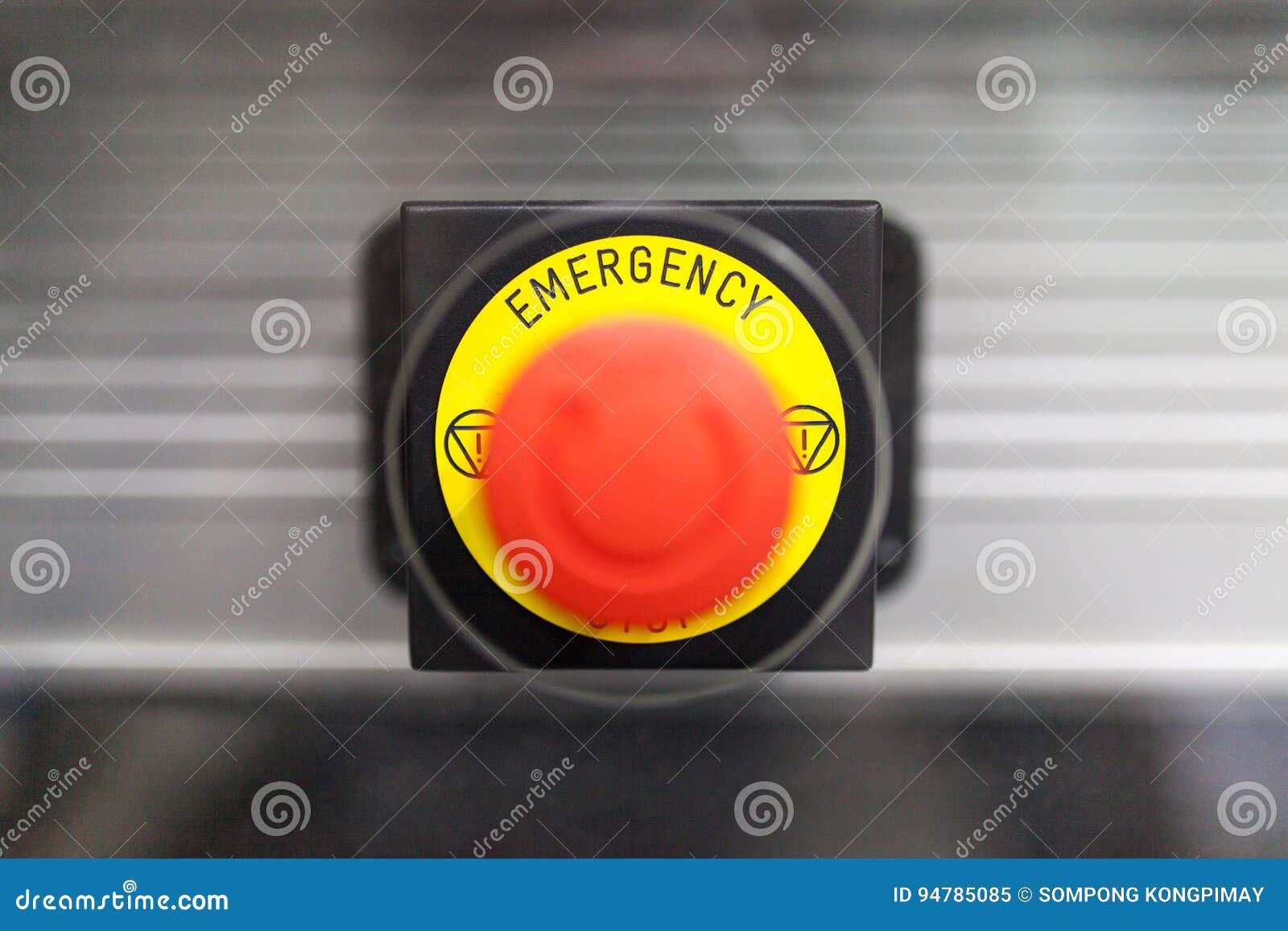 Emergency stop button. stock image. Image of security - 94785085