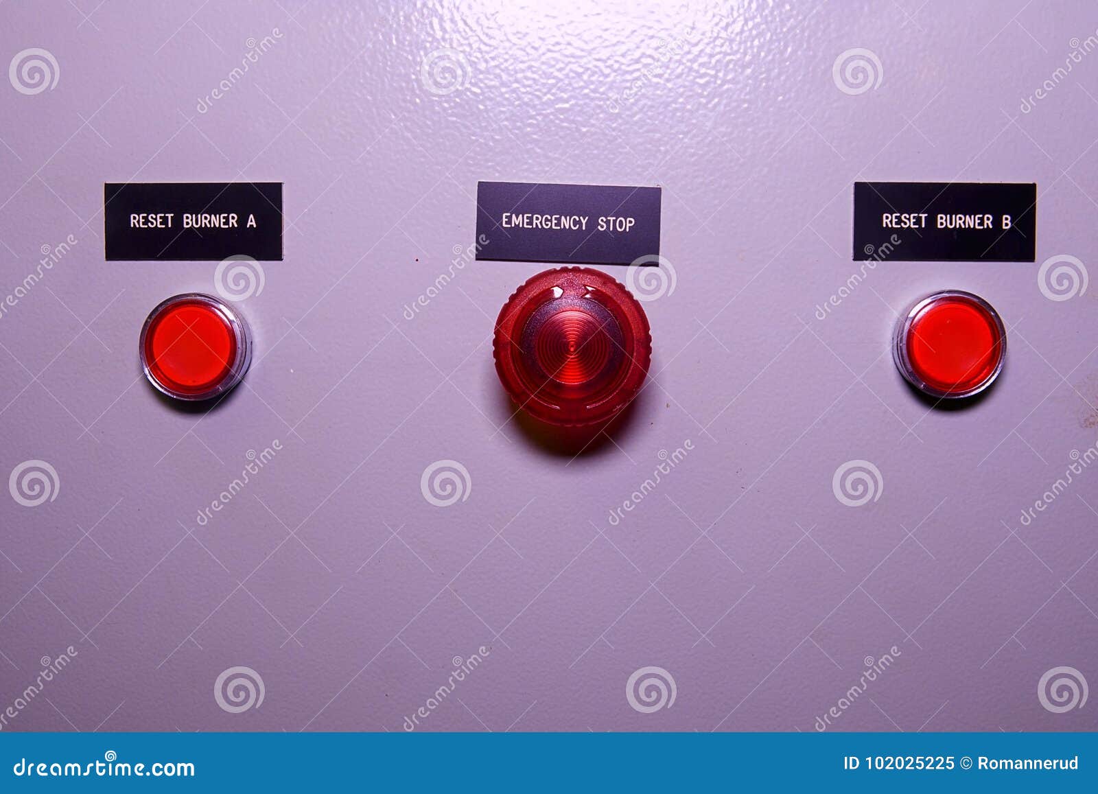 Emergency Stop. Emergency Button. Red Electric Buttons. Stock Image ...