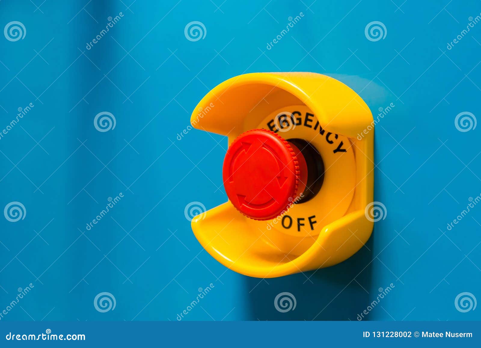 Emergency Stop Button Switch Stock Photo - Image of interrupt, protect ...