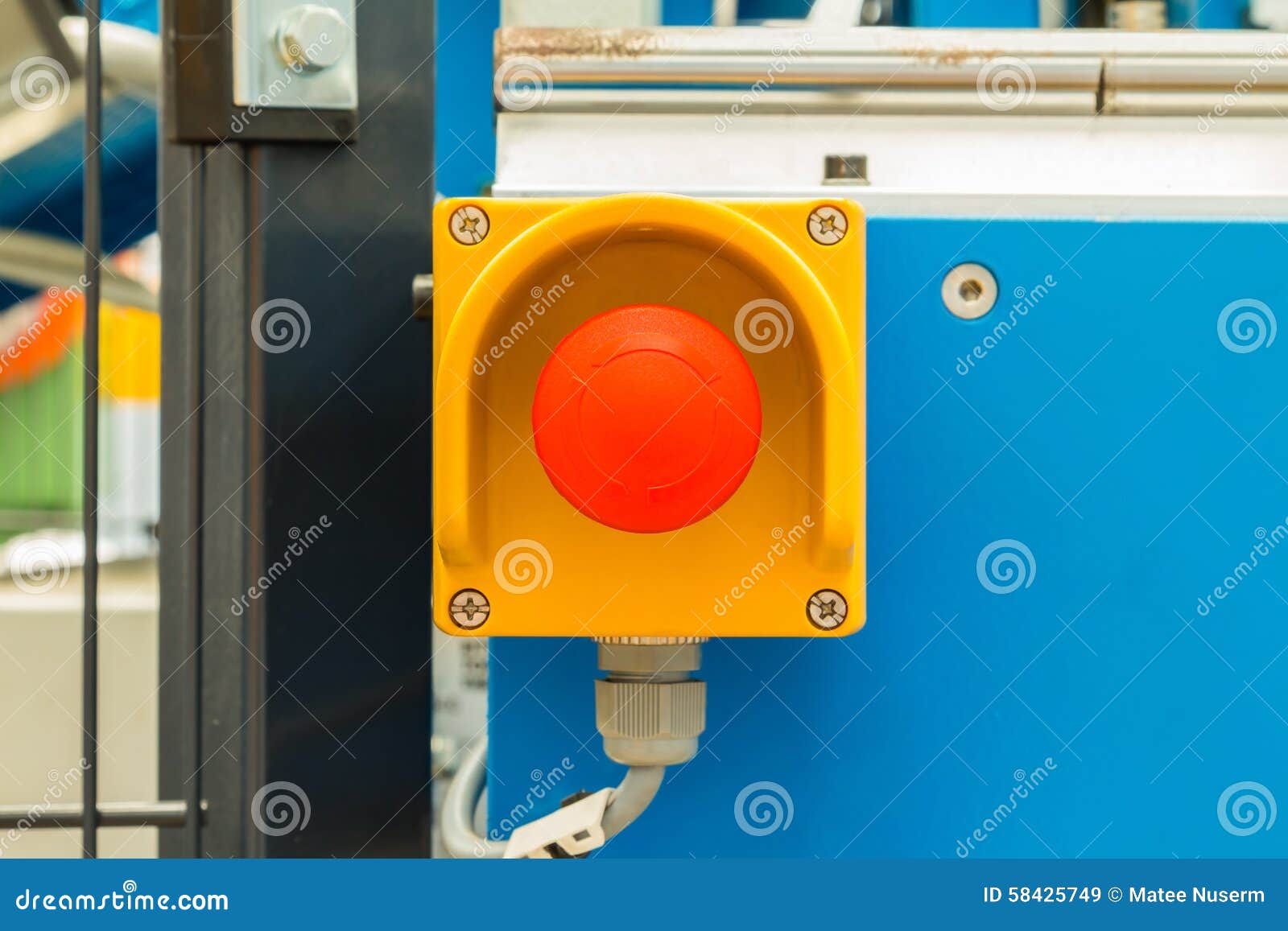 Emergency stop stock image. Image of switch, safety, security - 58425749