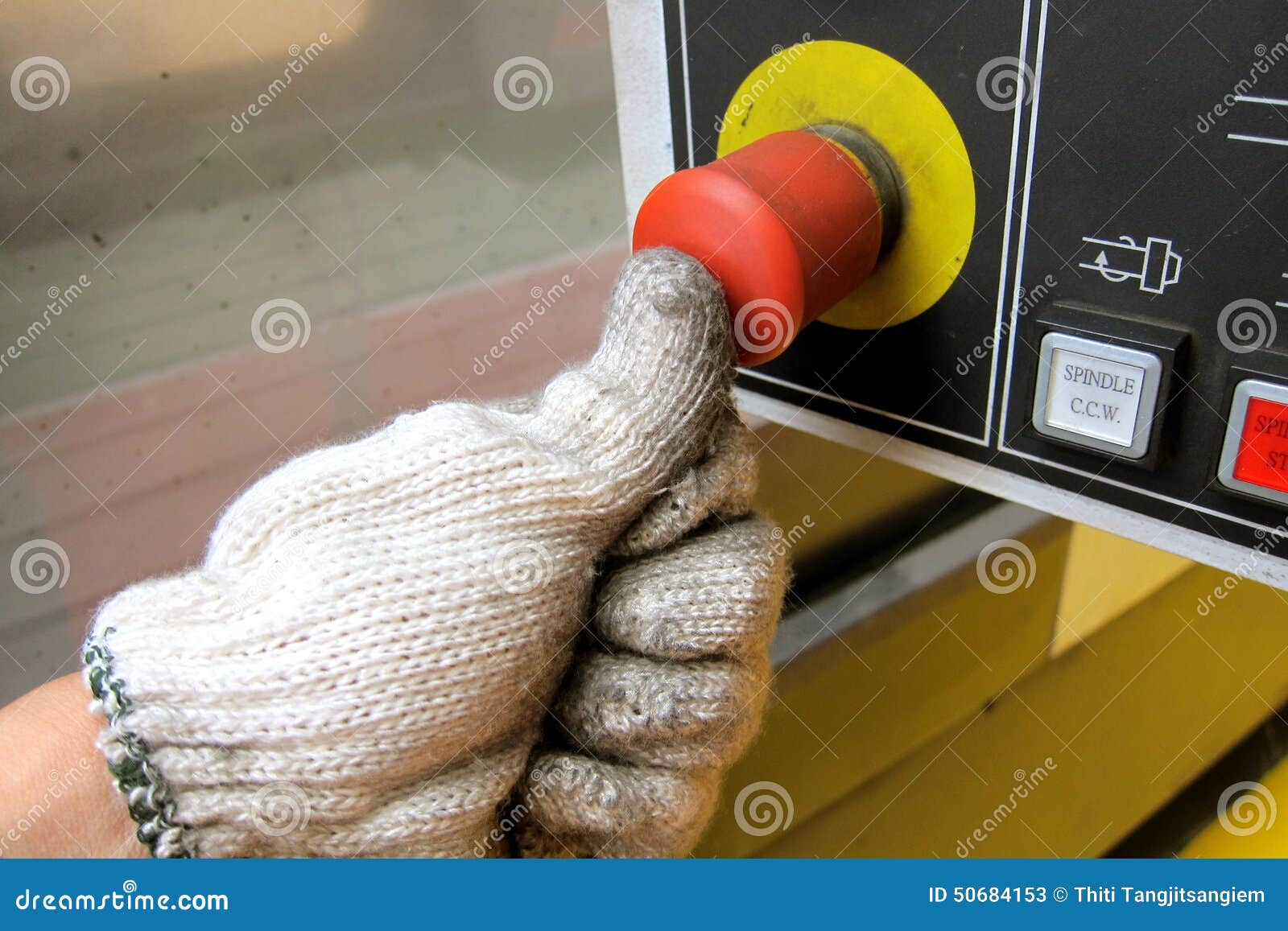 Emergency Stop Button On Machine Stock Photography | CartoonDealer.com ...