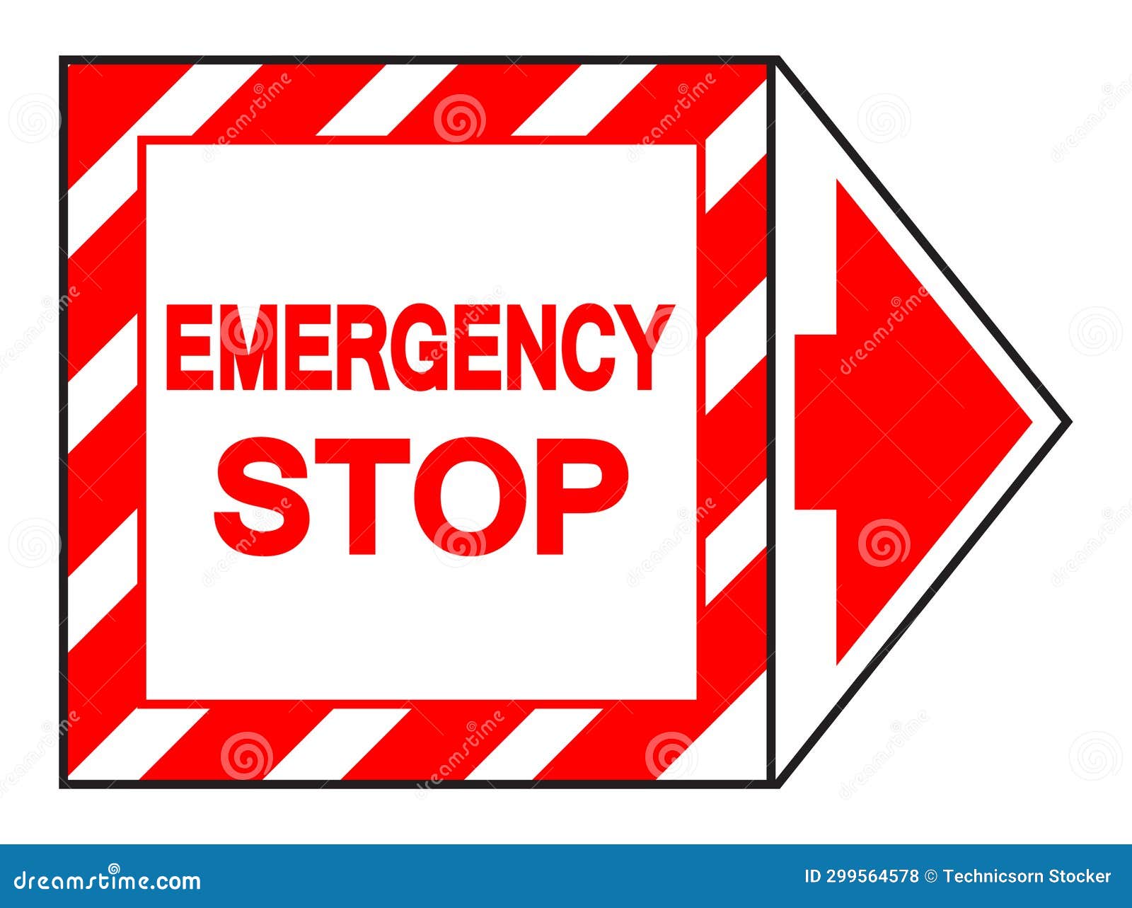 Emergency Stop Symbol Sign, Vector Illustration, Isolate on White ... Emergency Stop Symbol Sign, Vector Illustration, Isolate on White ...