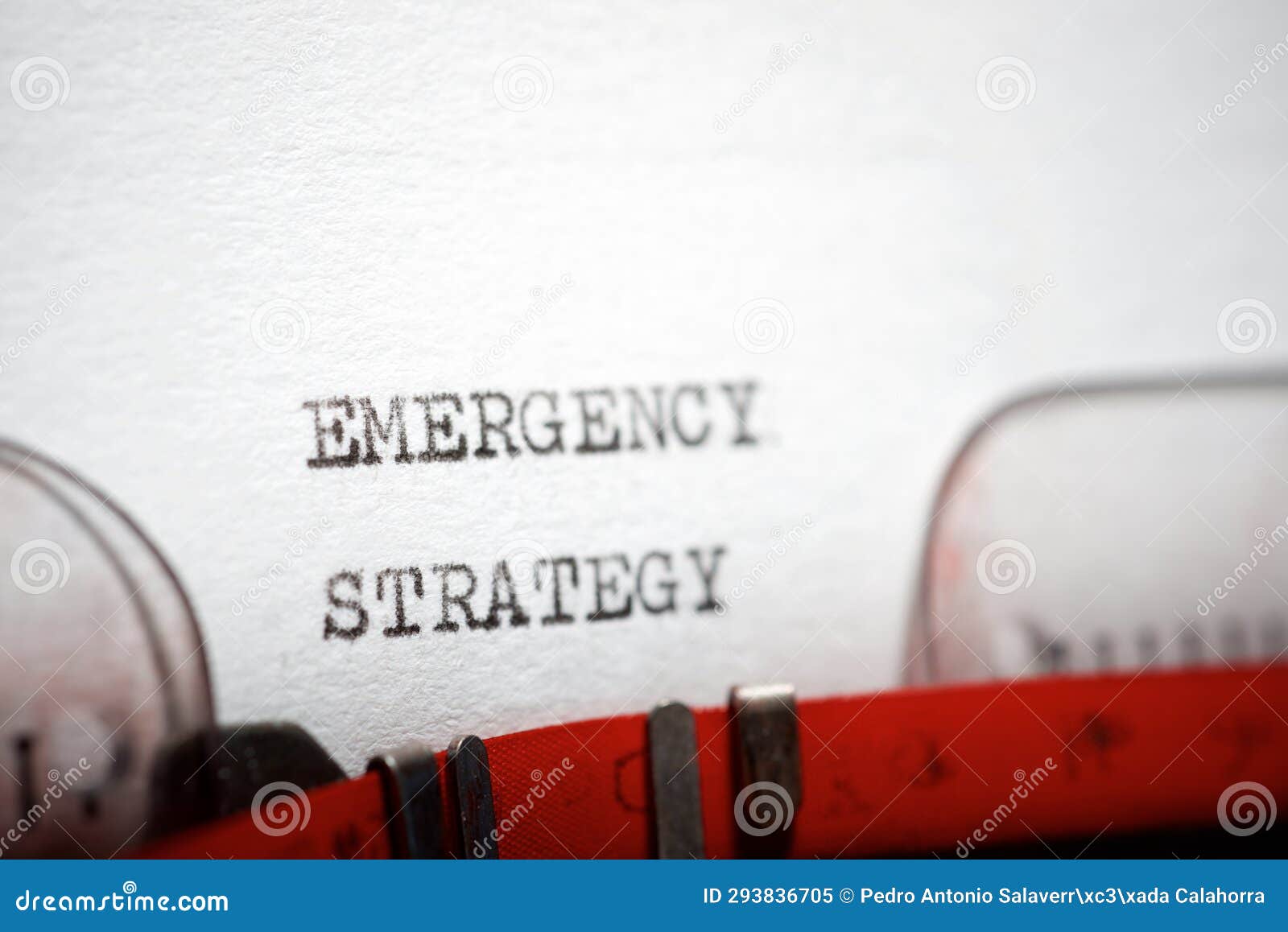 Emergency strategy text stock image. Image of retro - 293836705