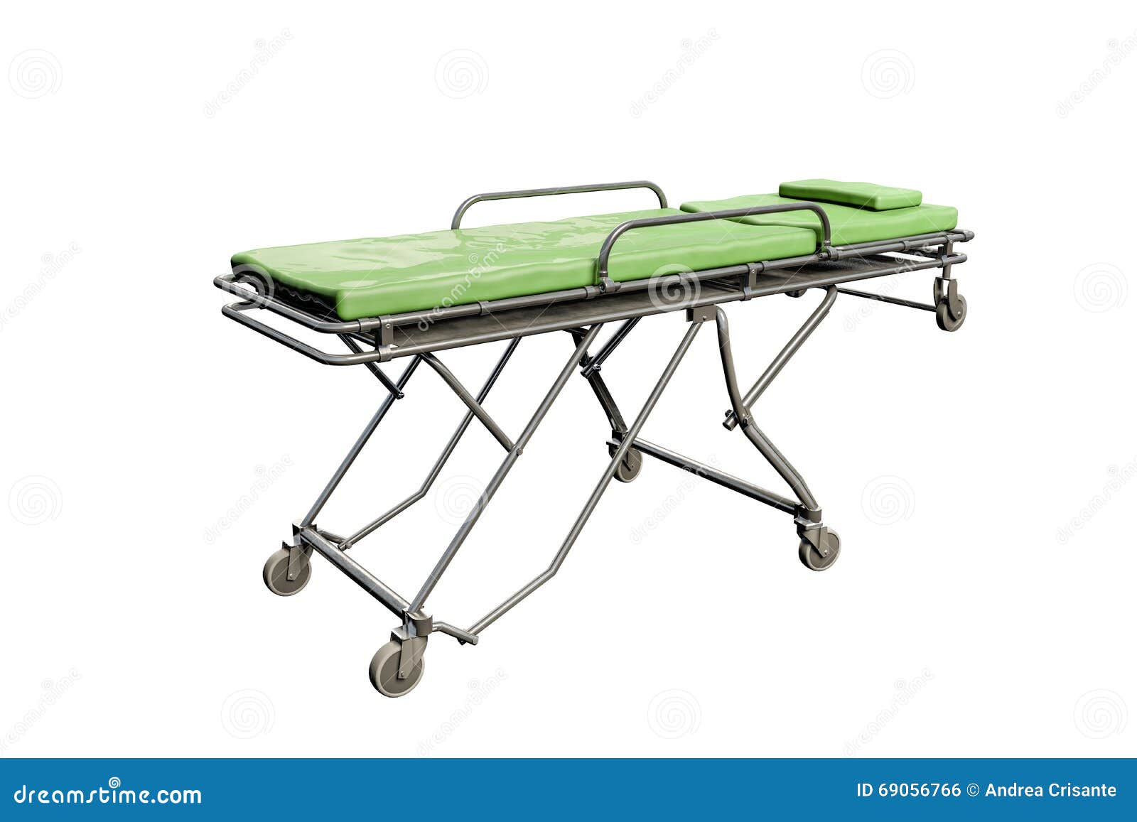 Emergency Stretcher And Oxygen Cylinders Vector Design | CartoonDealer ...