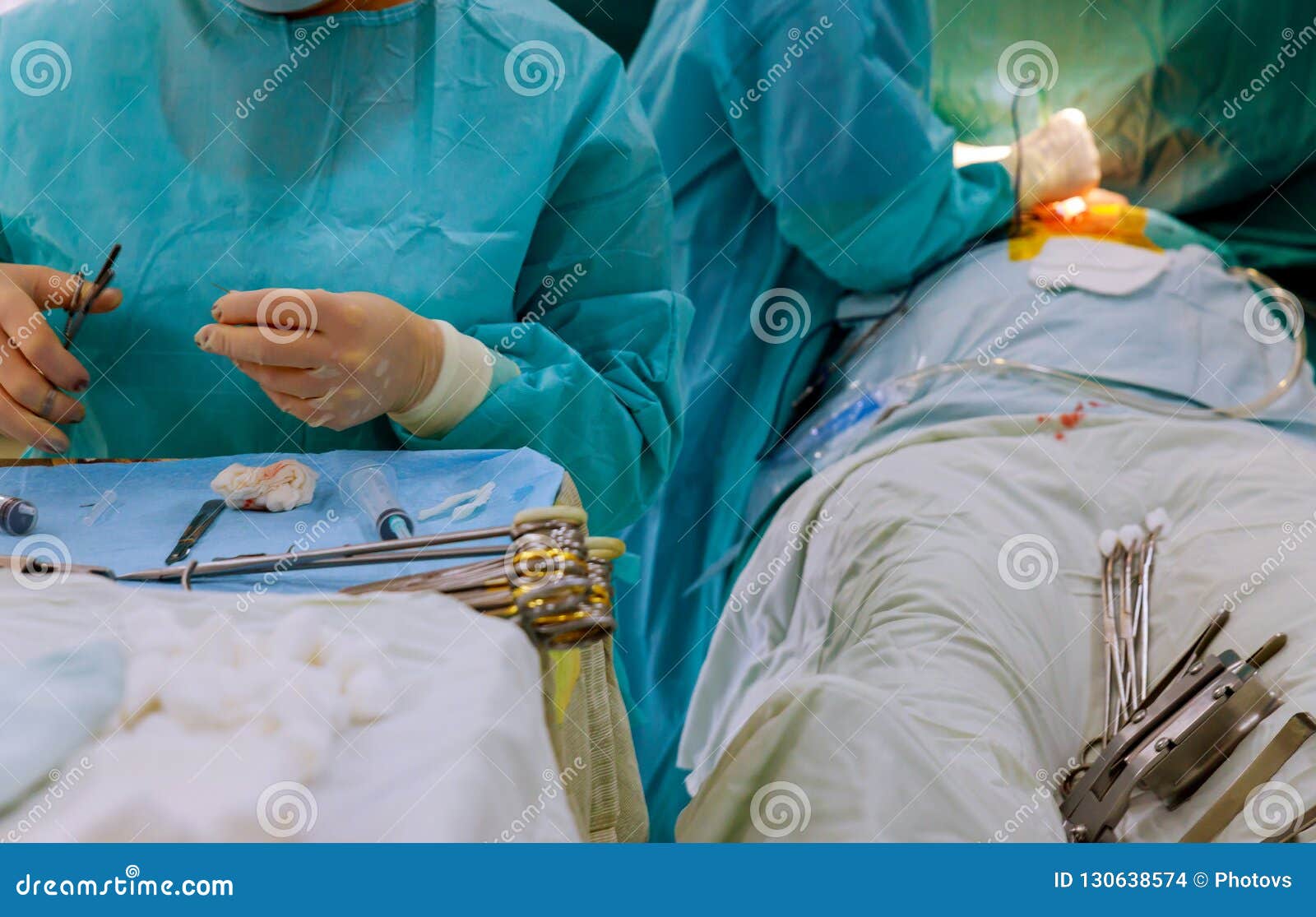 Emergency Surgery Room Operating Room and Surgical Instruments Stock ...