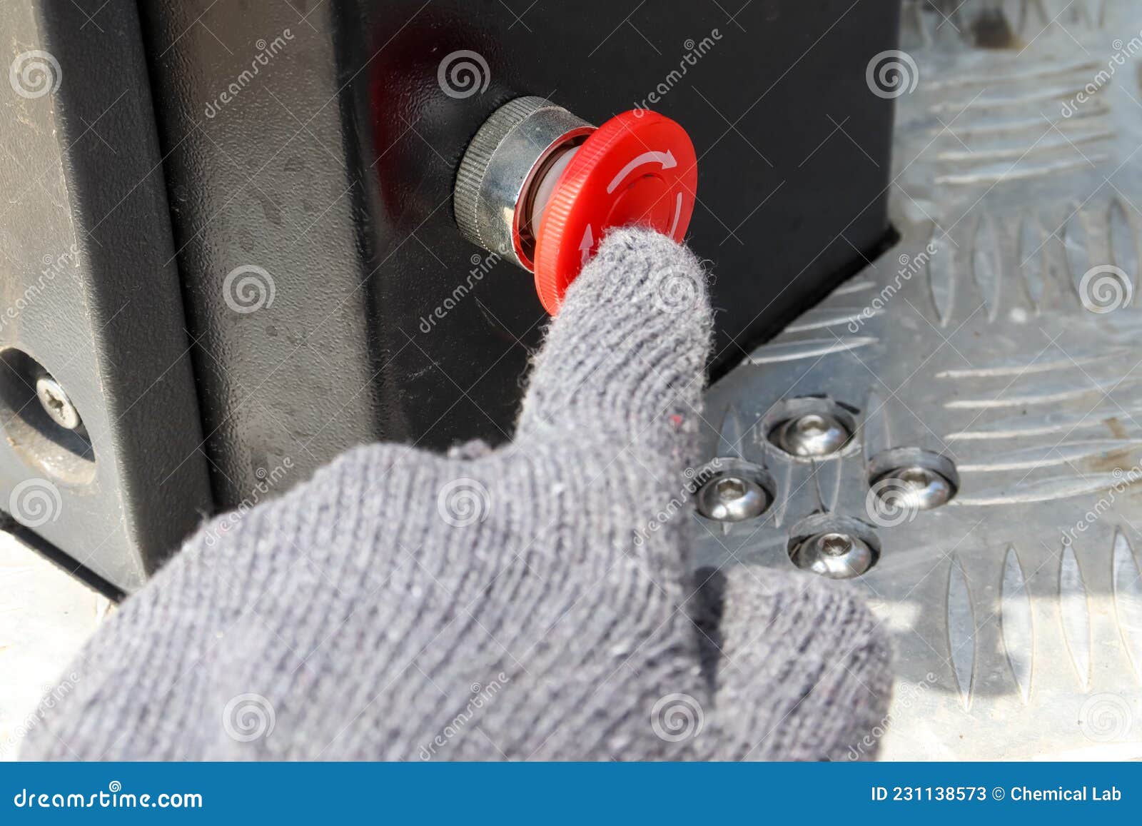 Emergency Switch On Patient Bed In Hospital Vintage Tone Color. Stock ...