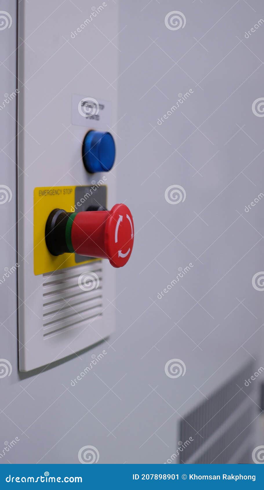 Emergency Switch On Patient Bed In Hospital Vintage Tone Color. Stock ...