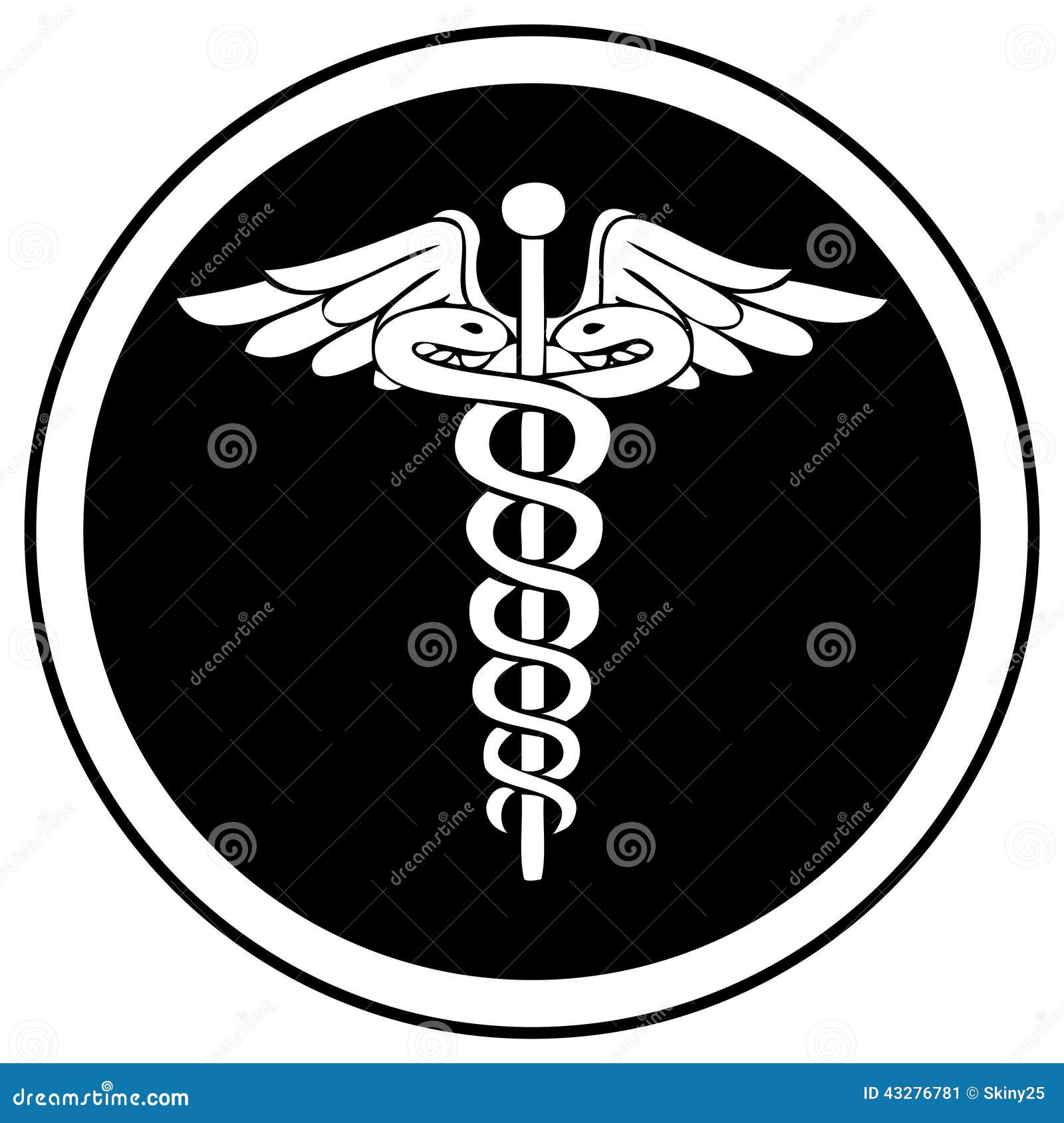 Emergency Symbol In Black & White. Cartoon Vector | CartoonDealer.com ...