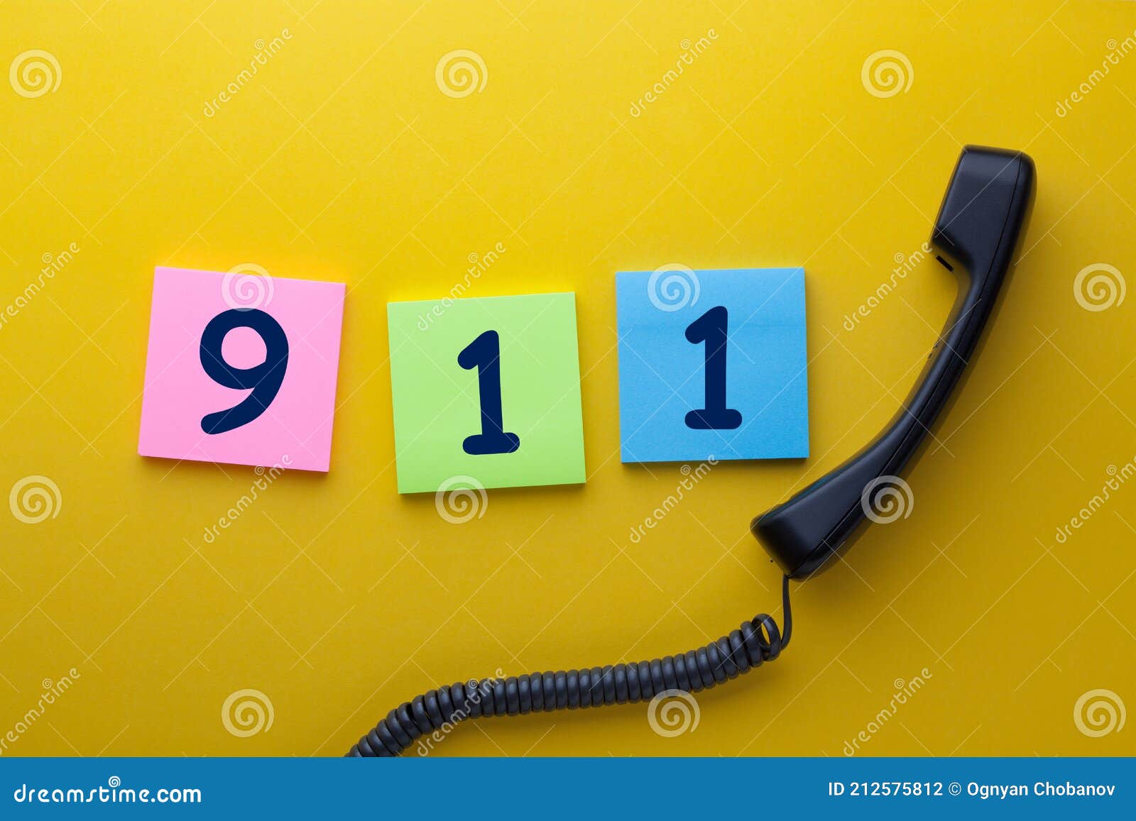 Emergency Telephone Number 911 Stock Photo - Image of copy, claim ...