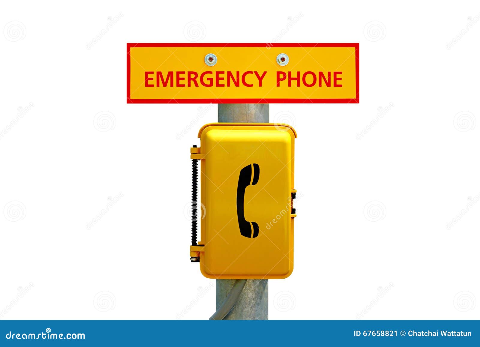Emergency Telephone Station Stock Image - Image of help, public: 67658821