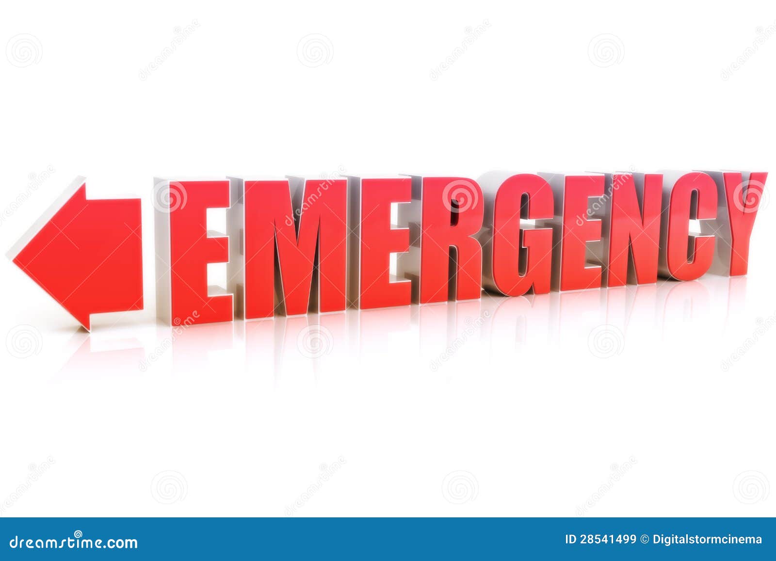 Emergency Text Written On Stucco Wall - Concept Image Royalty-Free ...