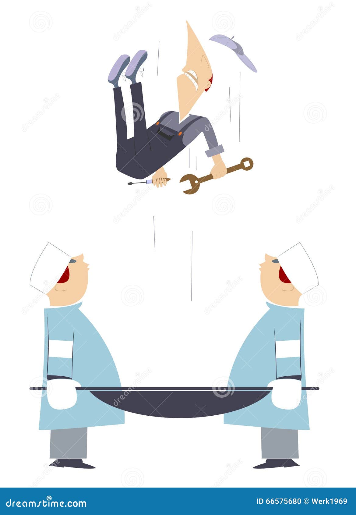 Tripping Accident Vector Illustration Cartoon Vector | CartoonDealer ...