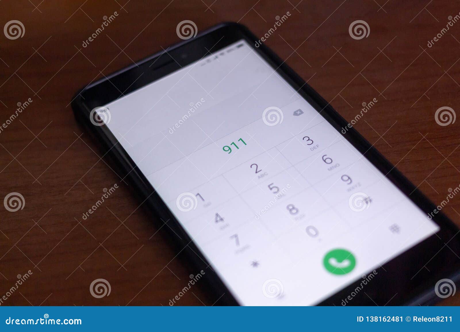 Emergency and Urgency, Dialing 911 Stock Image - Image of urgency, call ...