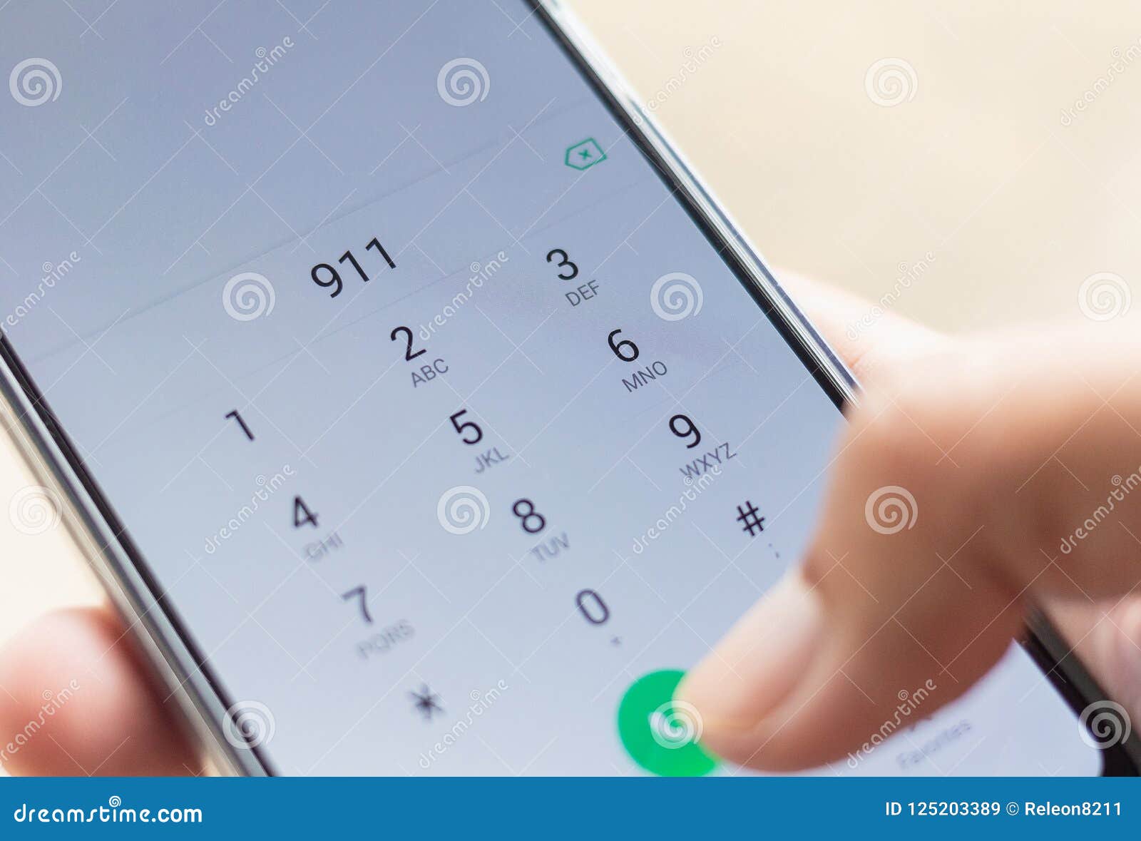 Emergency and Urgency, Dialing 911 Stock Image - Image of safety ...