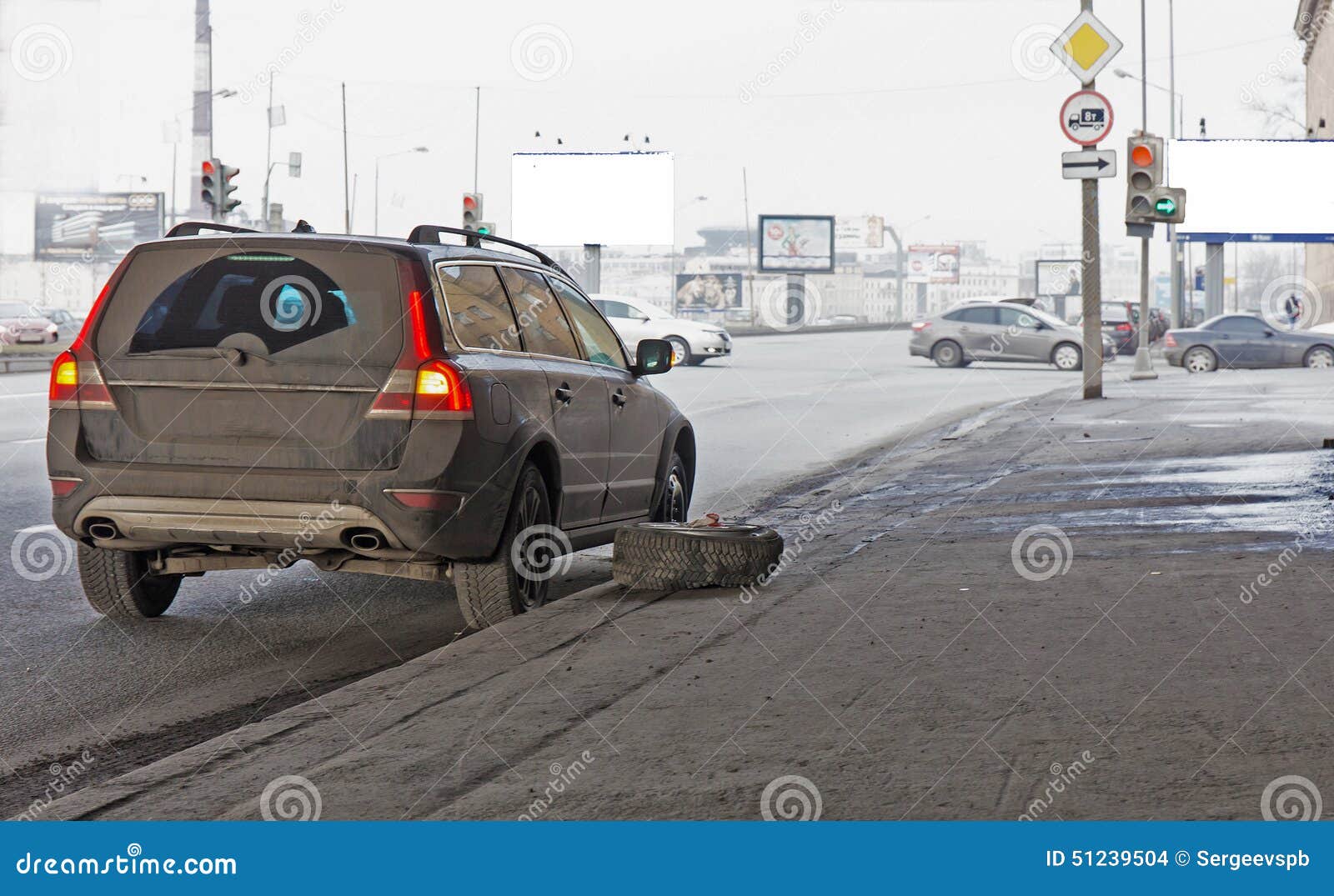Emergency Vehicle at the Curb Stock Photo - Image of objects, roadside ...