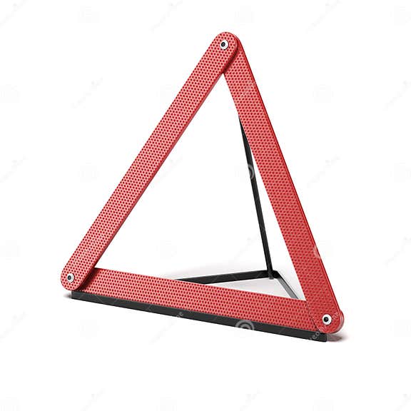 Emergency warning triangle stock photo. Image of trouble - 36001644