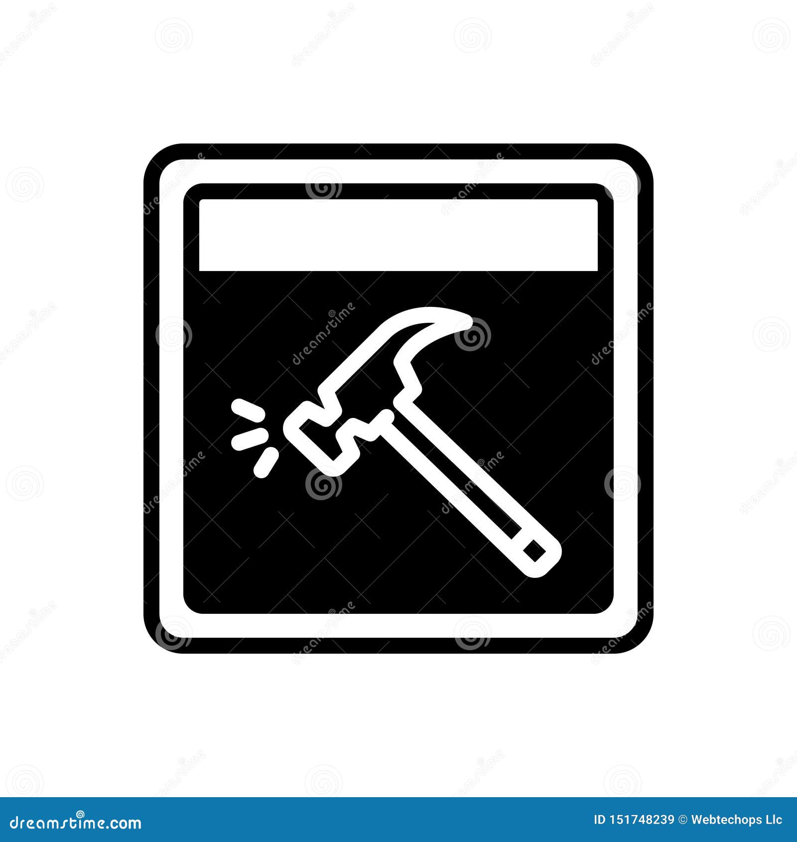 Emergency Window With Escape Ladder Symbol Sign, Vector Illustration ...