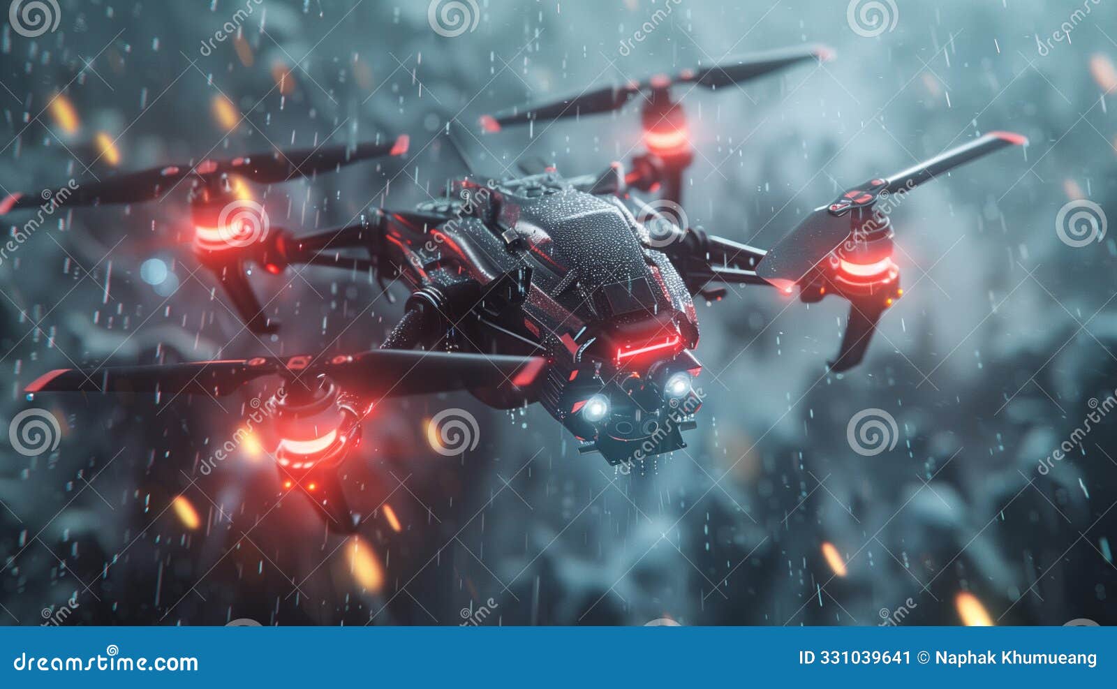 Emerging from Dense Fog, Cybernetic War Drones Set the Stage for a ...