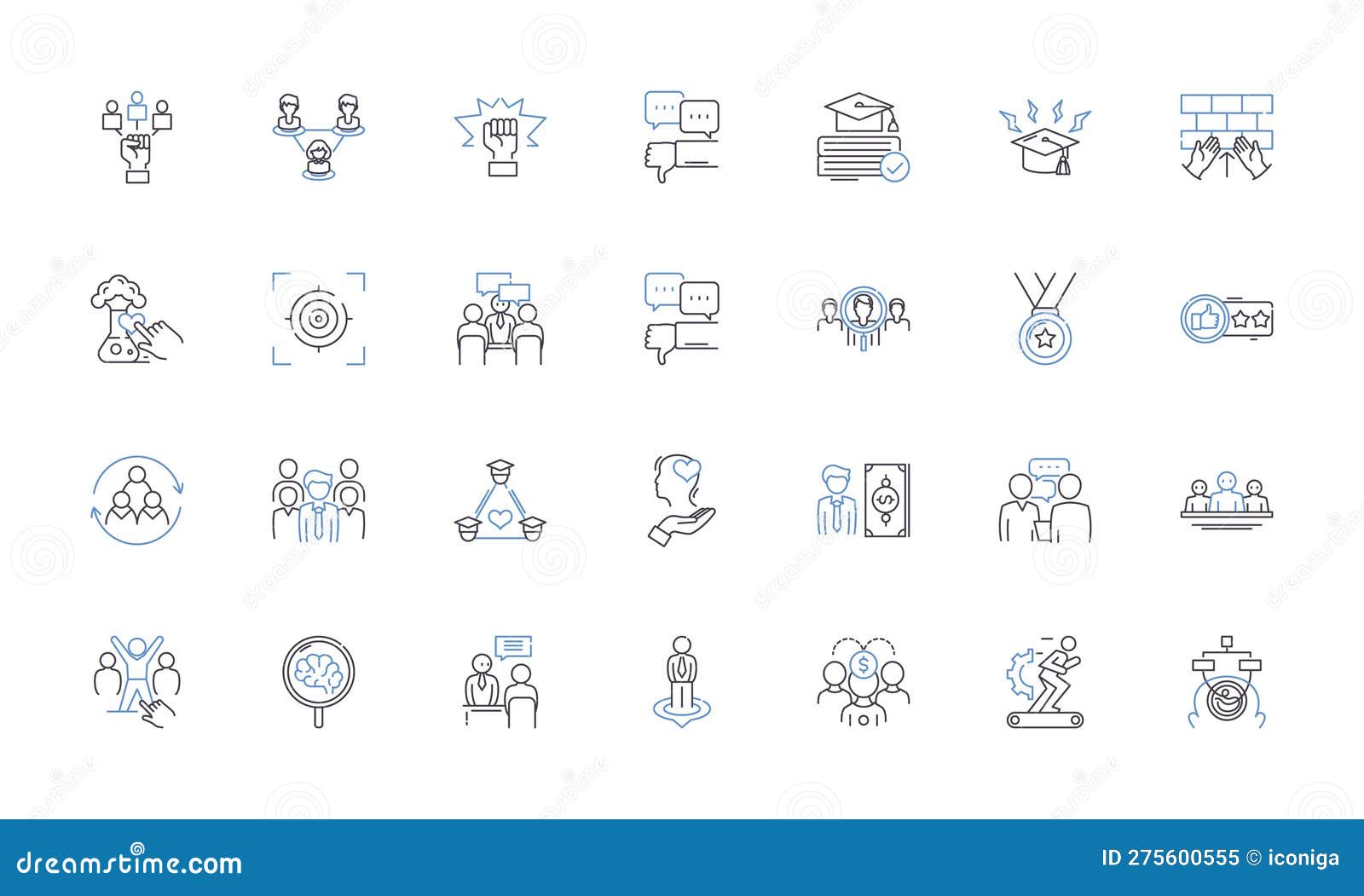 Emerging Guidance Line Icons Collection. Innovation, Progression ... Emerging Guidance Line Icons Collection. Innovation, Progression ...