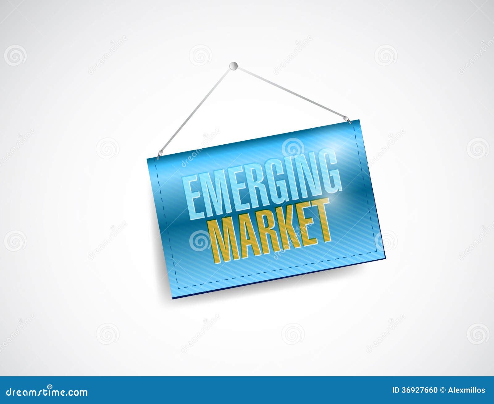 Emerging Markets Sign Illustration Design Stock Illustration ...