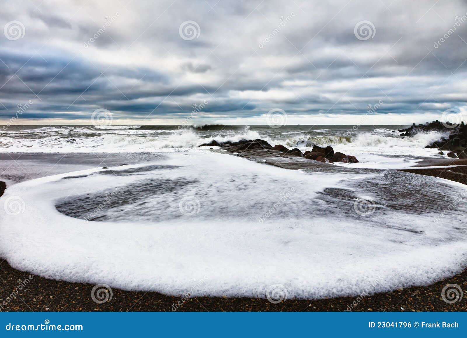 Emerging Storm at Thyboron, Denmark Stock Photo - Image of coastal ...