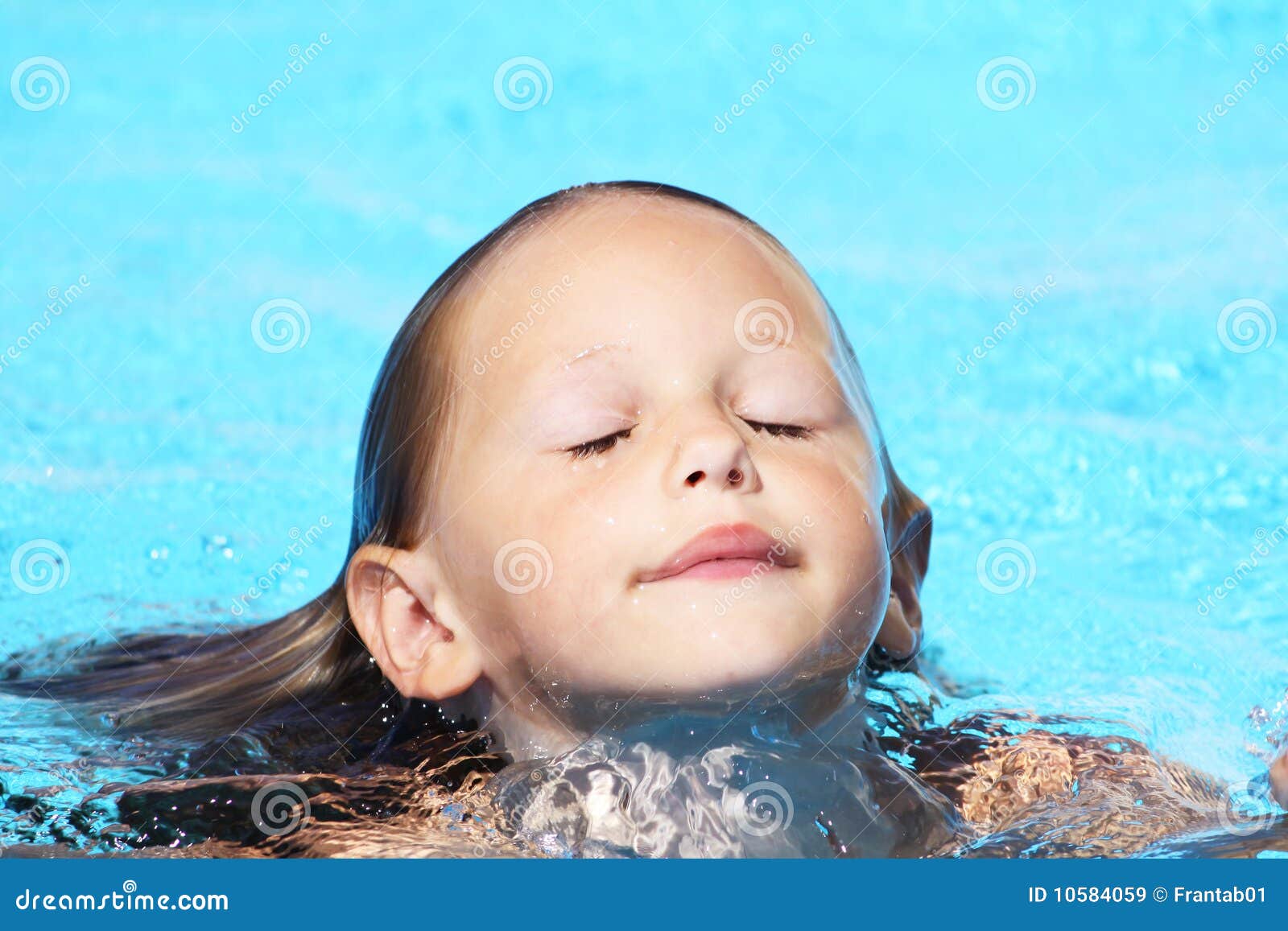 Emerging from the water stock image. Image of bathing - 10584059