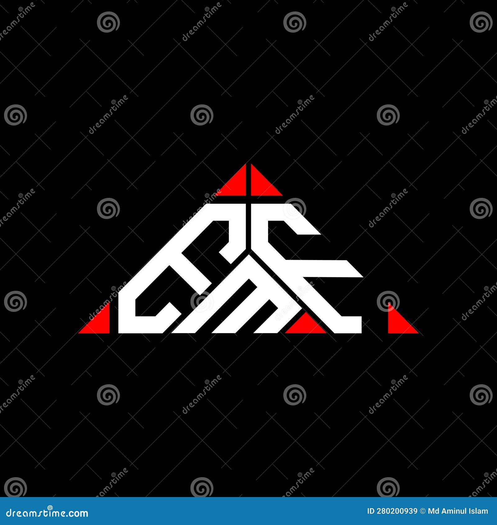 EMF Letter Logo Creative Design with Vector Graphic, EMF Simple and ...