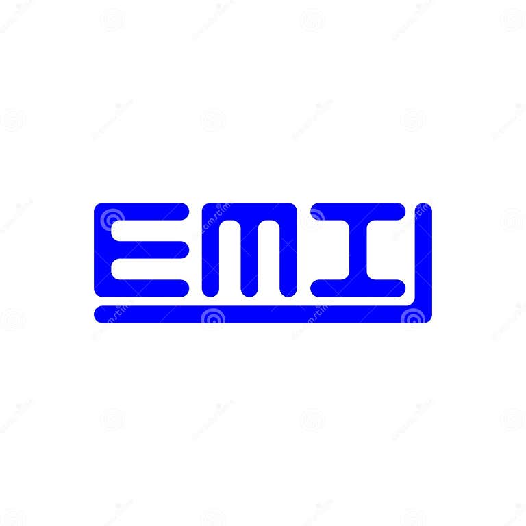 EMI Letter Logo Creative Design with Vector Graphic, EMI Stock Vector ...